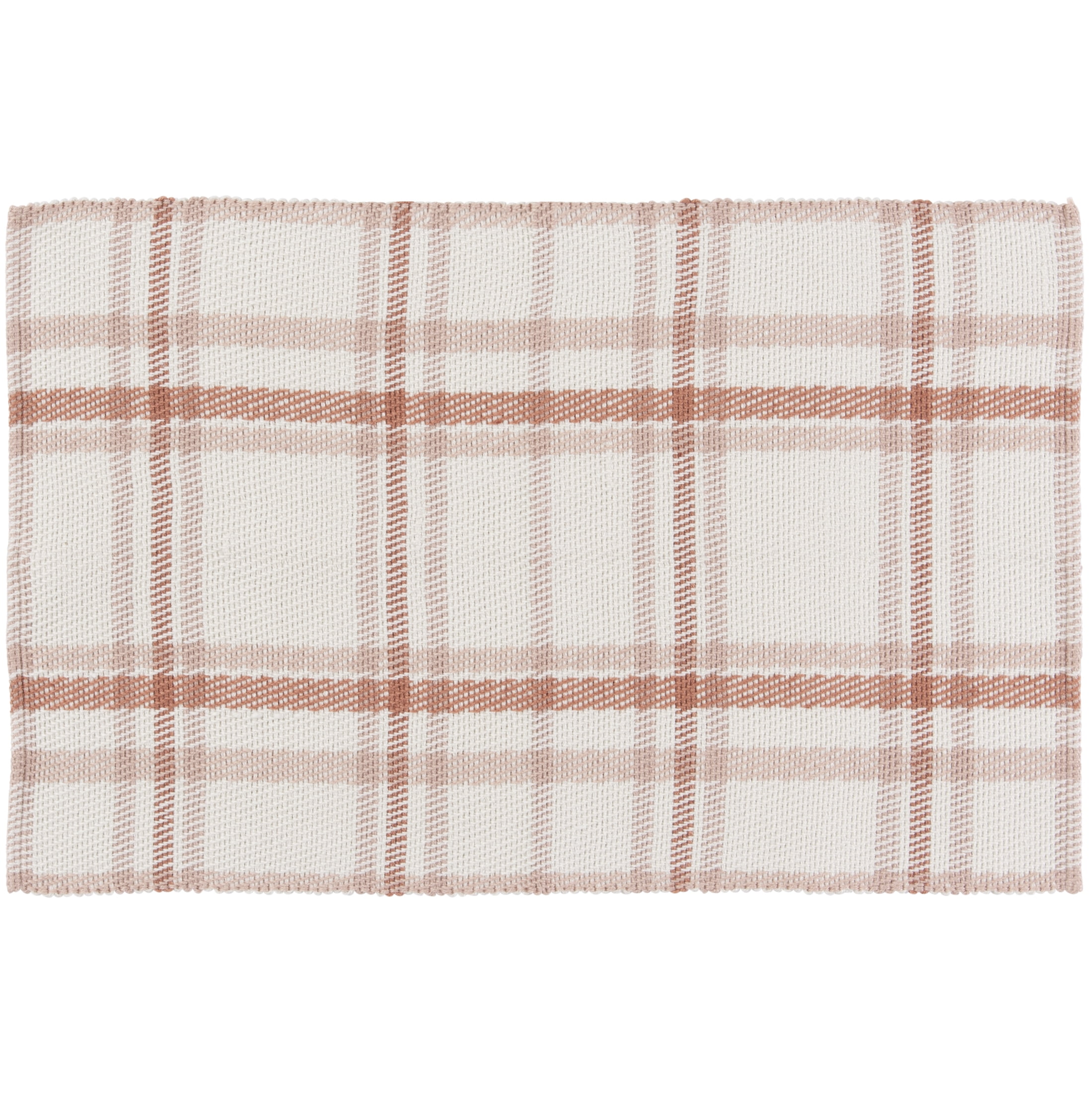 Home Decor Collection Rustic Gingham Outdoor Layering Mat, 24"x36 ...