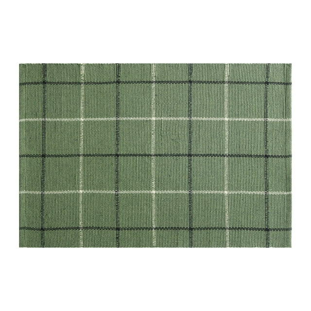 Home Décor Collection, Sage Plaid Layering Accent Rug, Multi, 24" x 36 ...