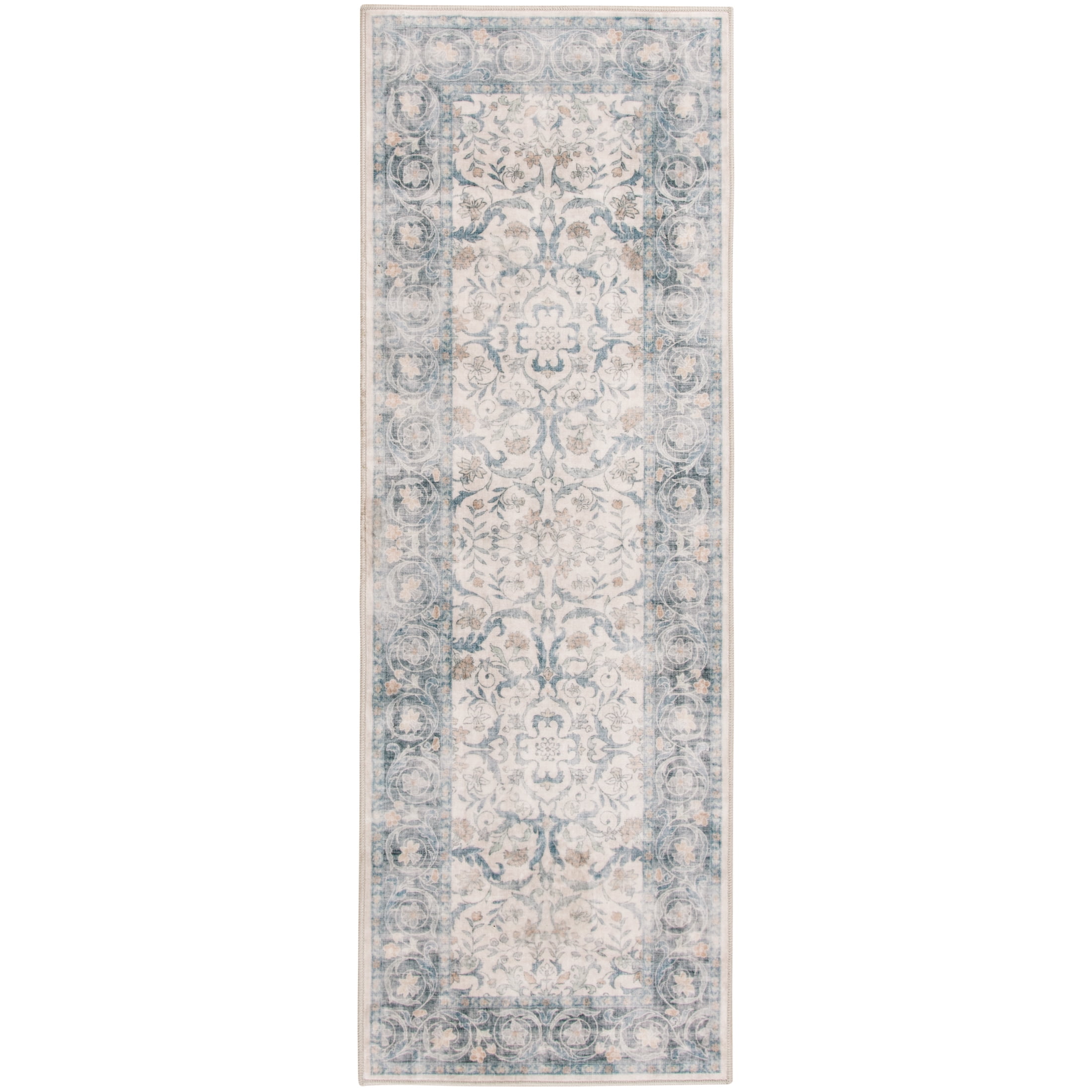 Home Décor Collection Washable Green Persian Faux Fur Indoor Runner Rug ...