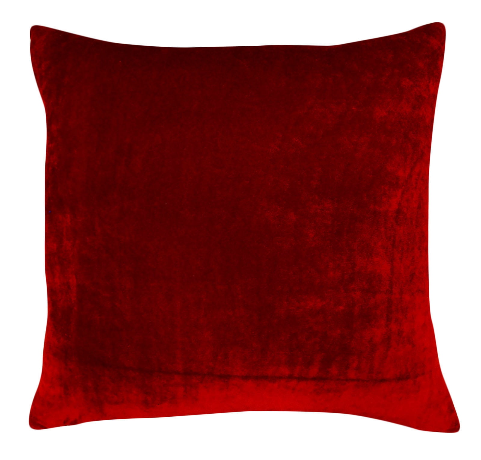 Home Dcor Throw Pillow Solid Red Decorative Velvet Cushion Cover ...