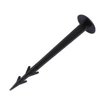 Garden Craft 48in H Molded White Plastic Step-in Post, Fence Post ...