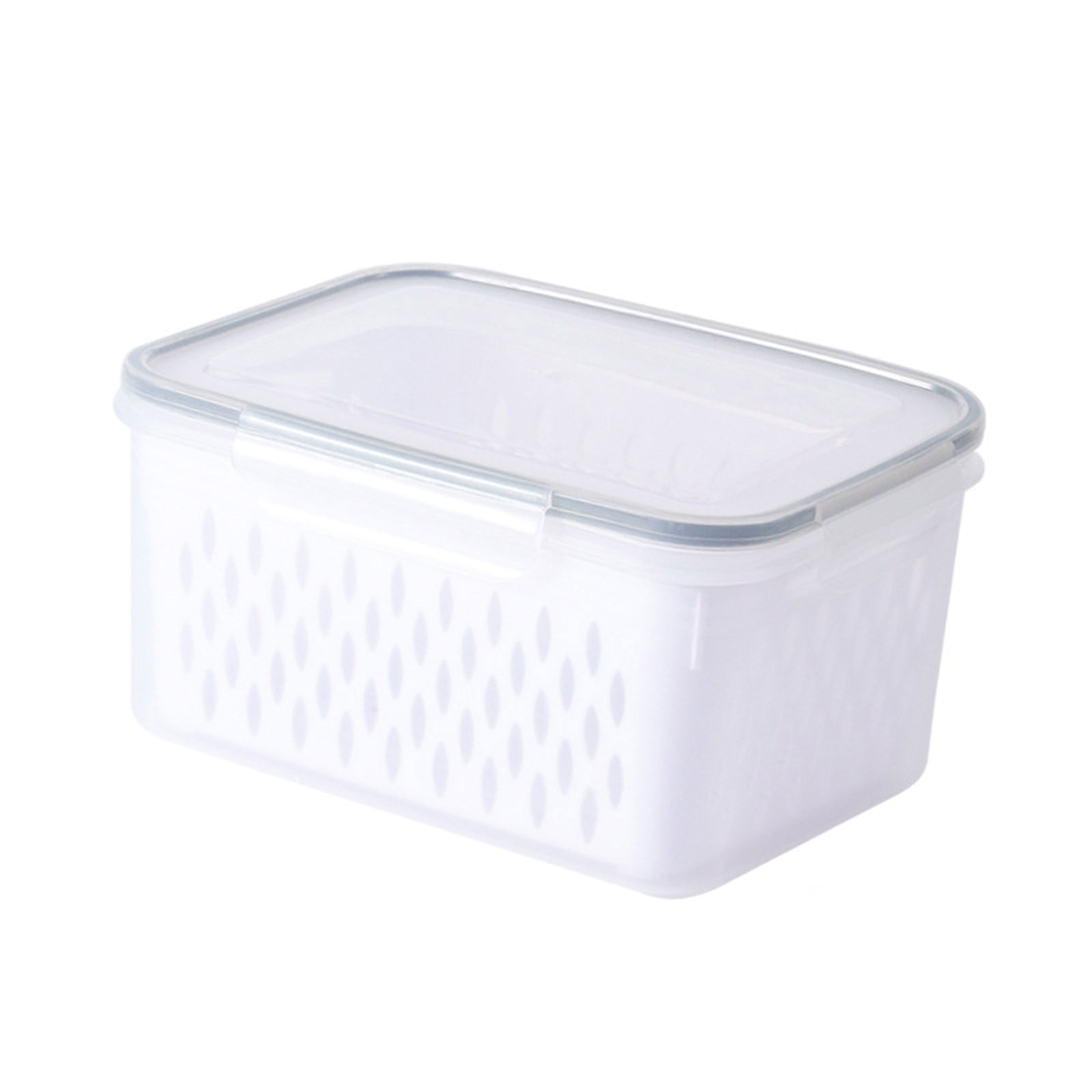 Meitianfacai Drain Basket Fridge Food Storage Container with Lids with ...