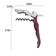 Professional Wine Opener and Foil Cutter Set with Wooden Handle ...