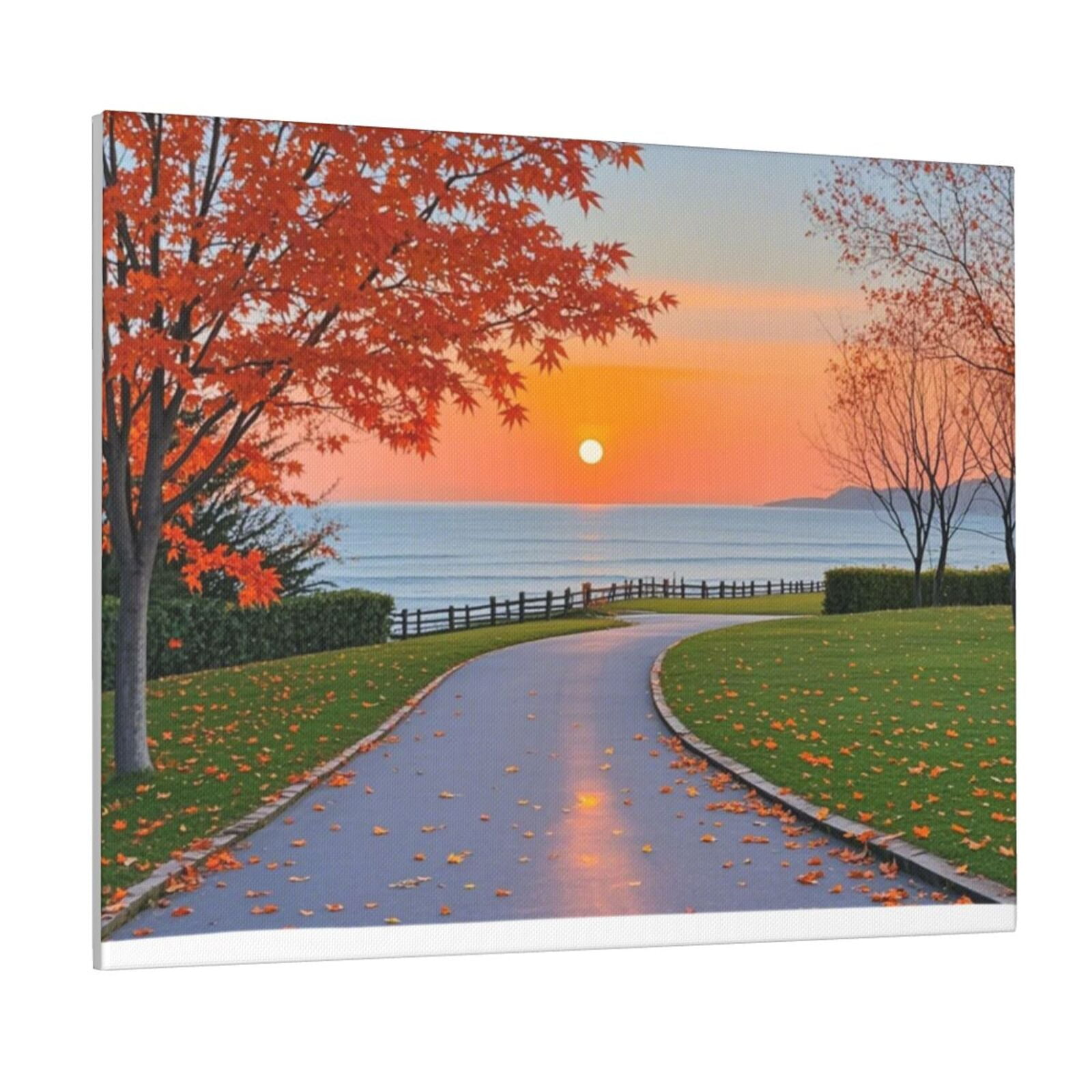 Home Decor 16 X 20 Autumn Moon For Living Room Bedroom Kitchen Office ...