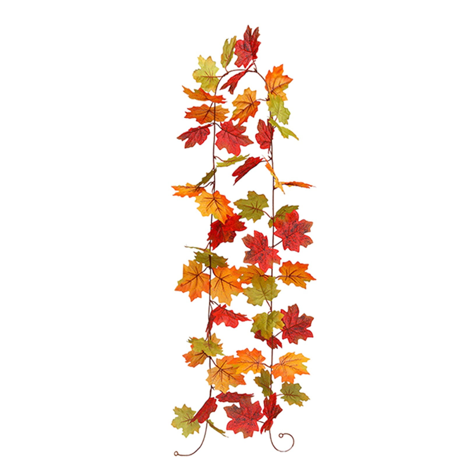 Home Decor 175CM Faux Plants Indoor Artificial Maple Leaves Silk ...