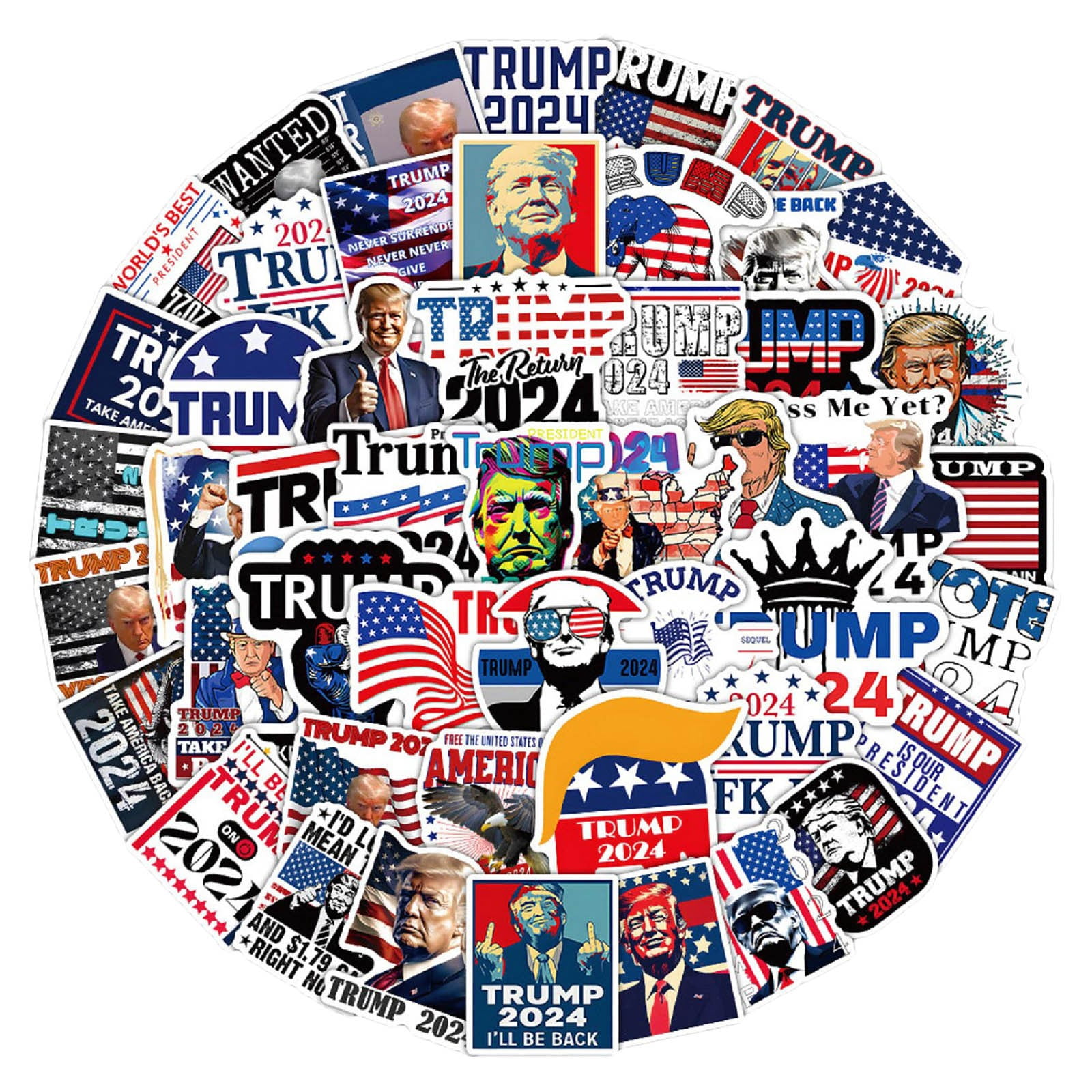 Home Decor 2024 US Presidential Election Decor Stickers Campaign Themes ...