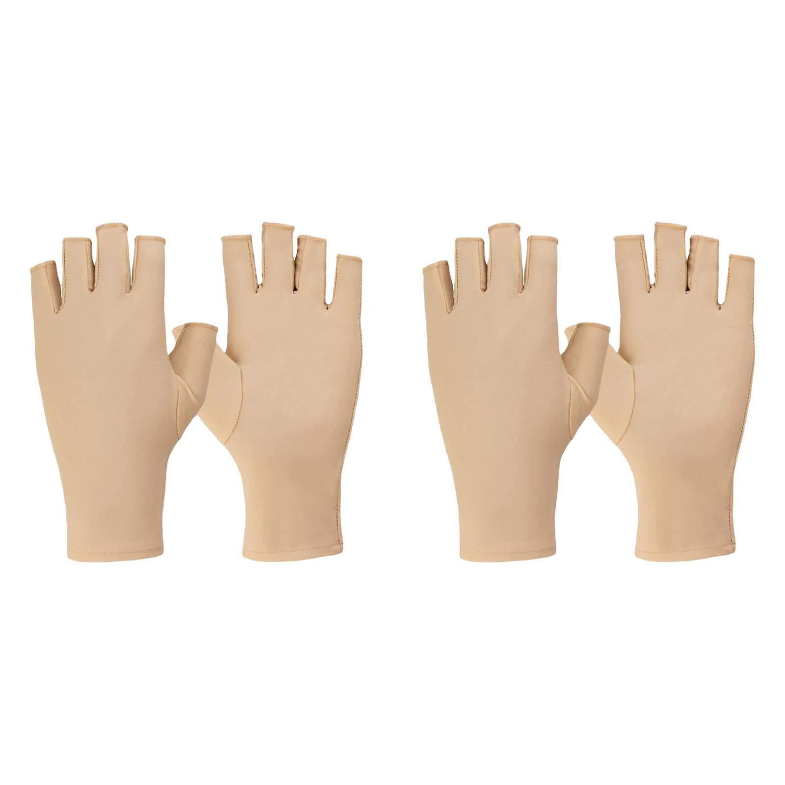 Home Decor 2Pcs 1 Pairs Elderly Skin Thin Protector Gloves Tone ...