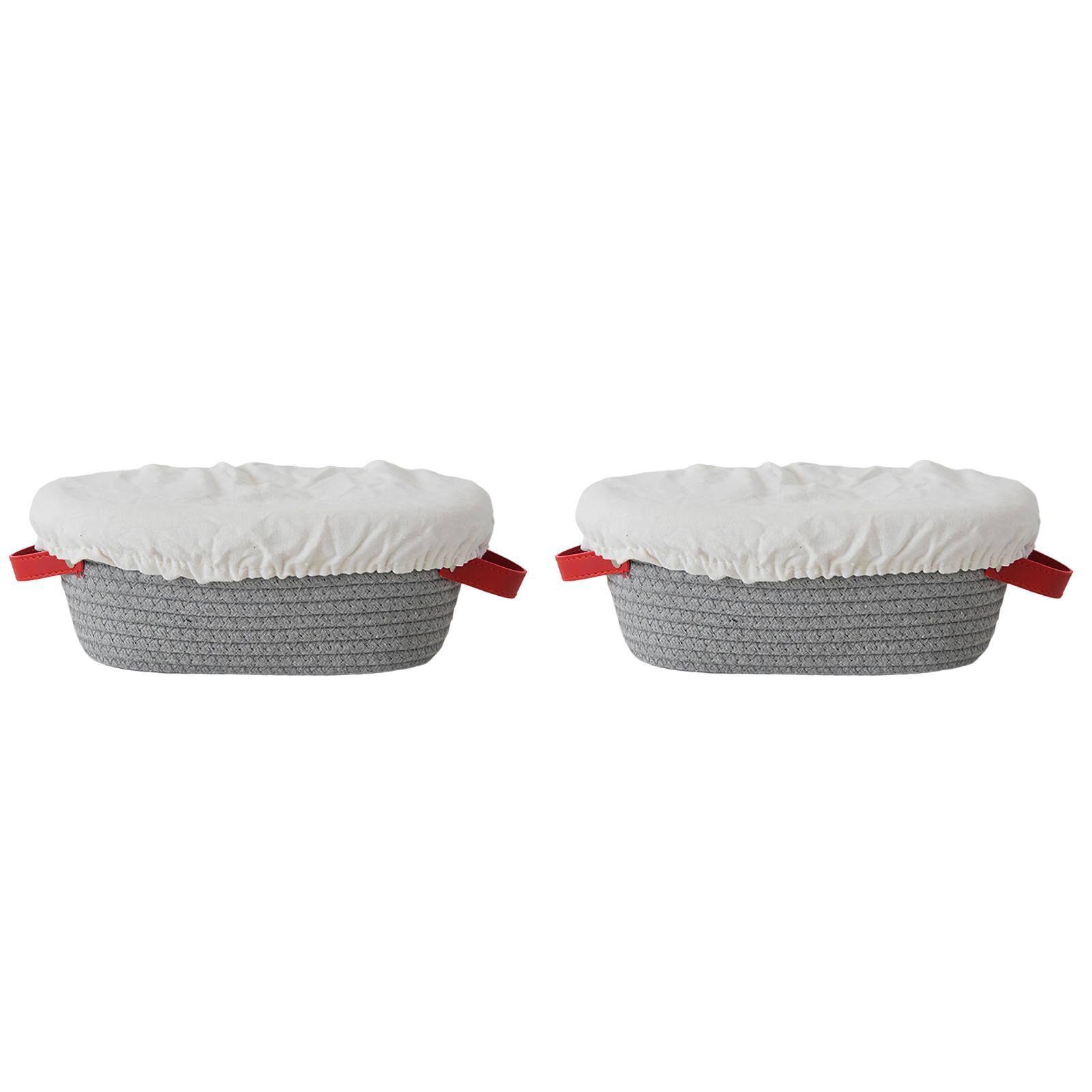 Home Decor 2Pcs Bread Proofing Round And Oval Bread Baking Supplies ...