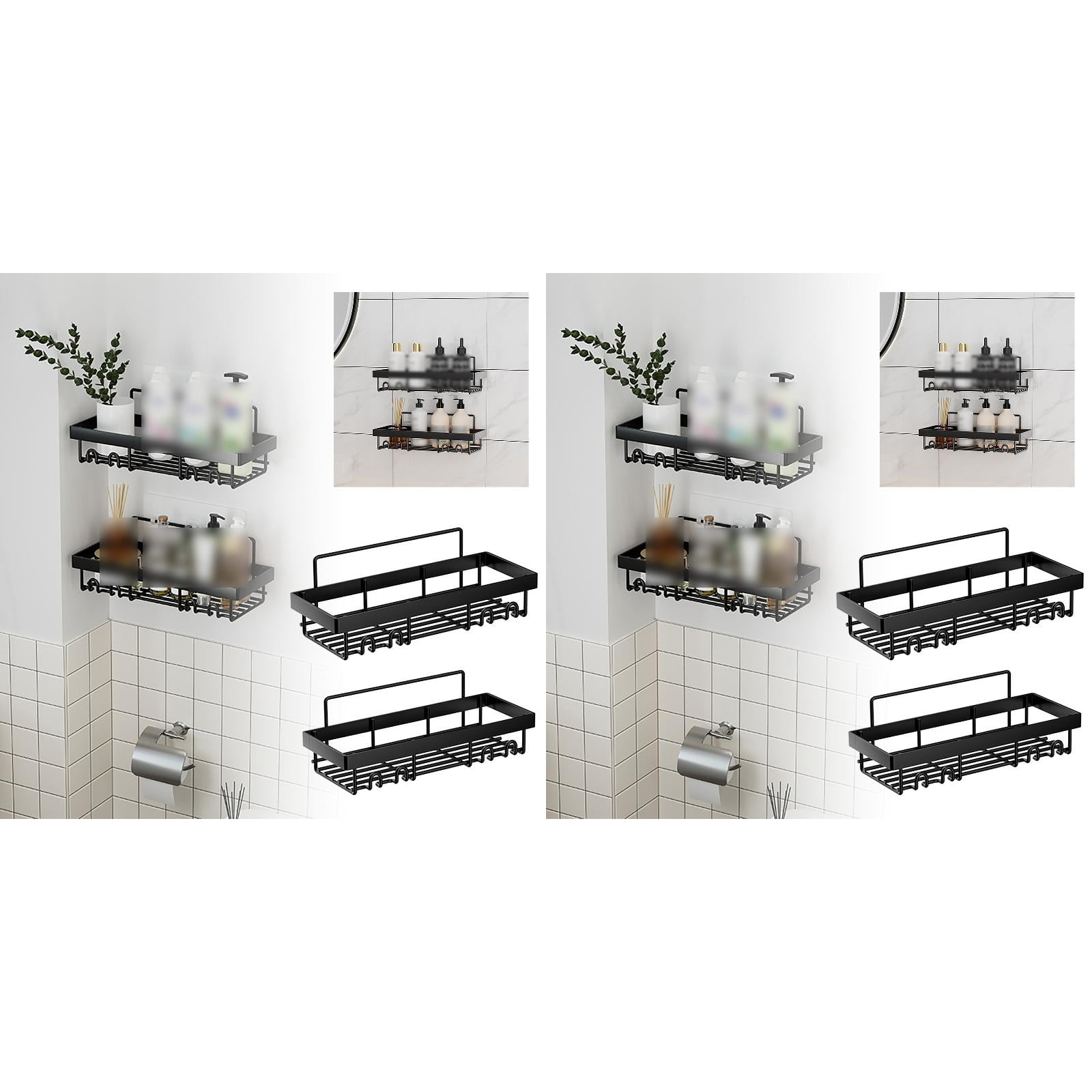Home Decor 2Pcs Metal Corner Rack For Bathroom Kitchen And Bedroom No ...