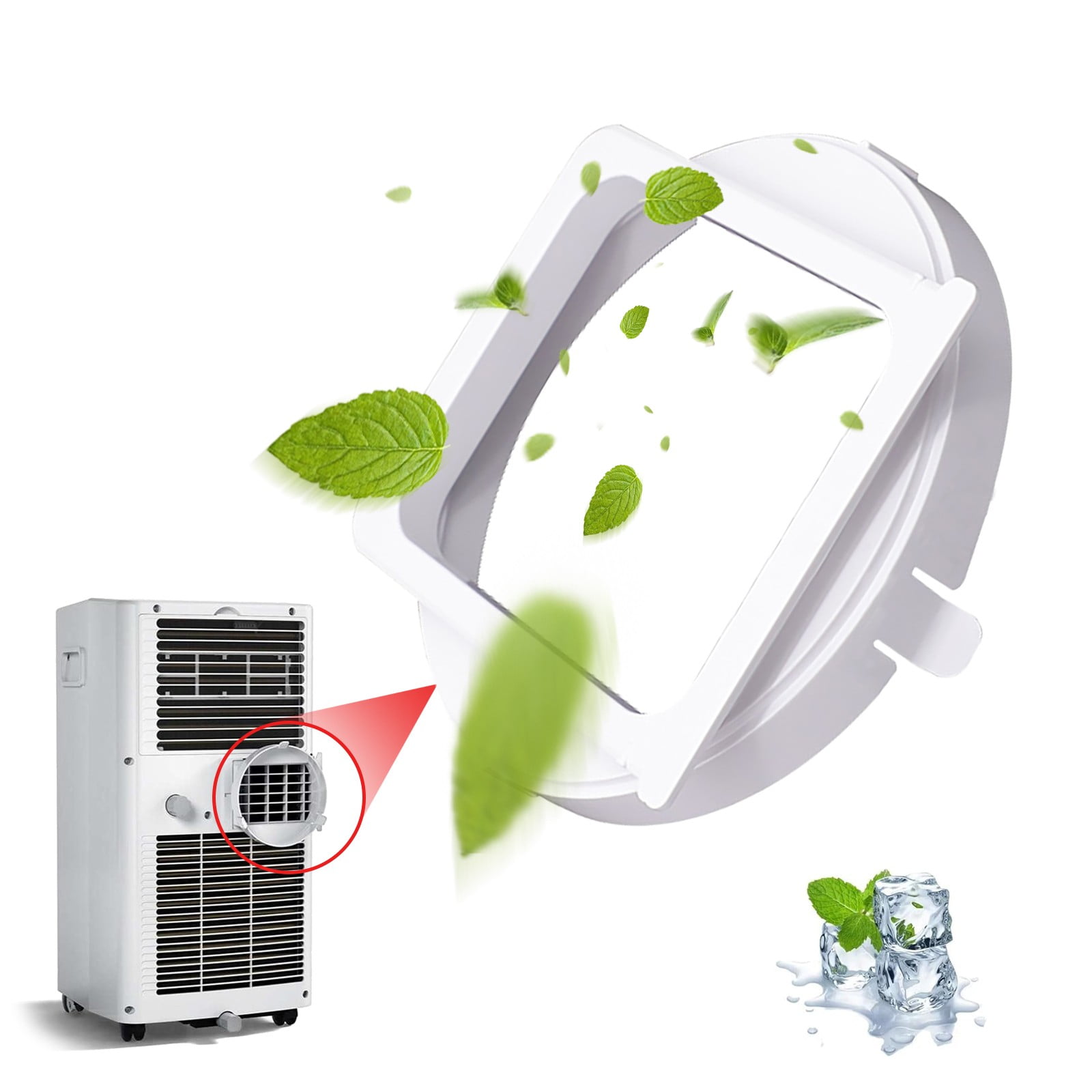 Home Decor 5.9 inch Portable Air Conditioner Exhaust Hose Coupler ...