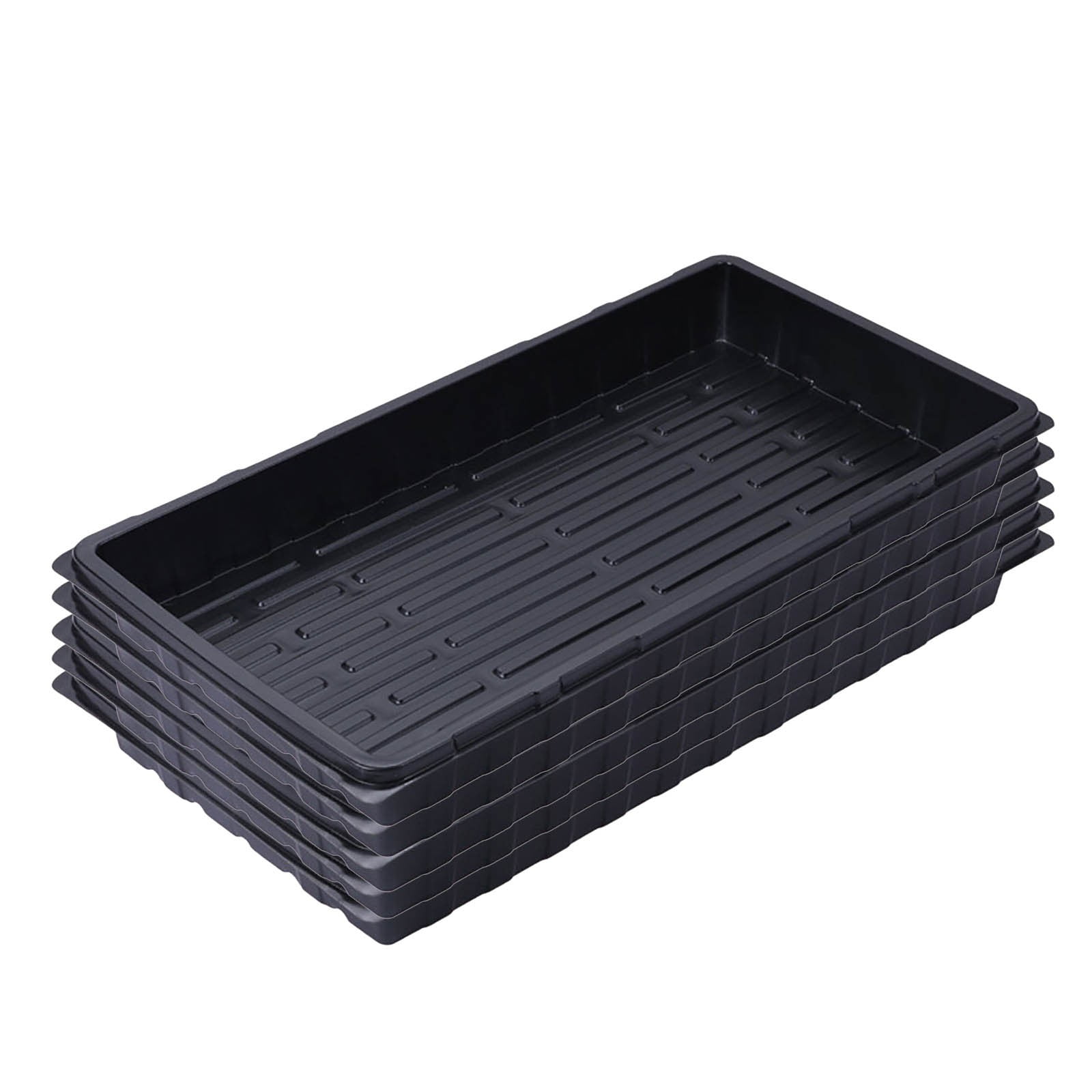 Home Decor 5pcs Growing Trays Vegetable Trays Heavy Duty Sprout Growing ...