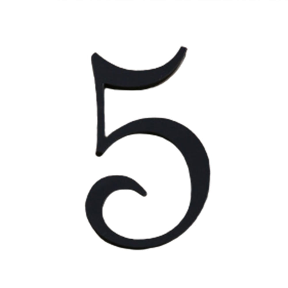 Home Decor 70mm Self Sticker Big Modern Door Numbers for Exterior House ...