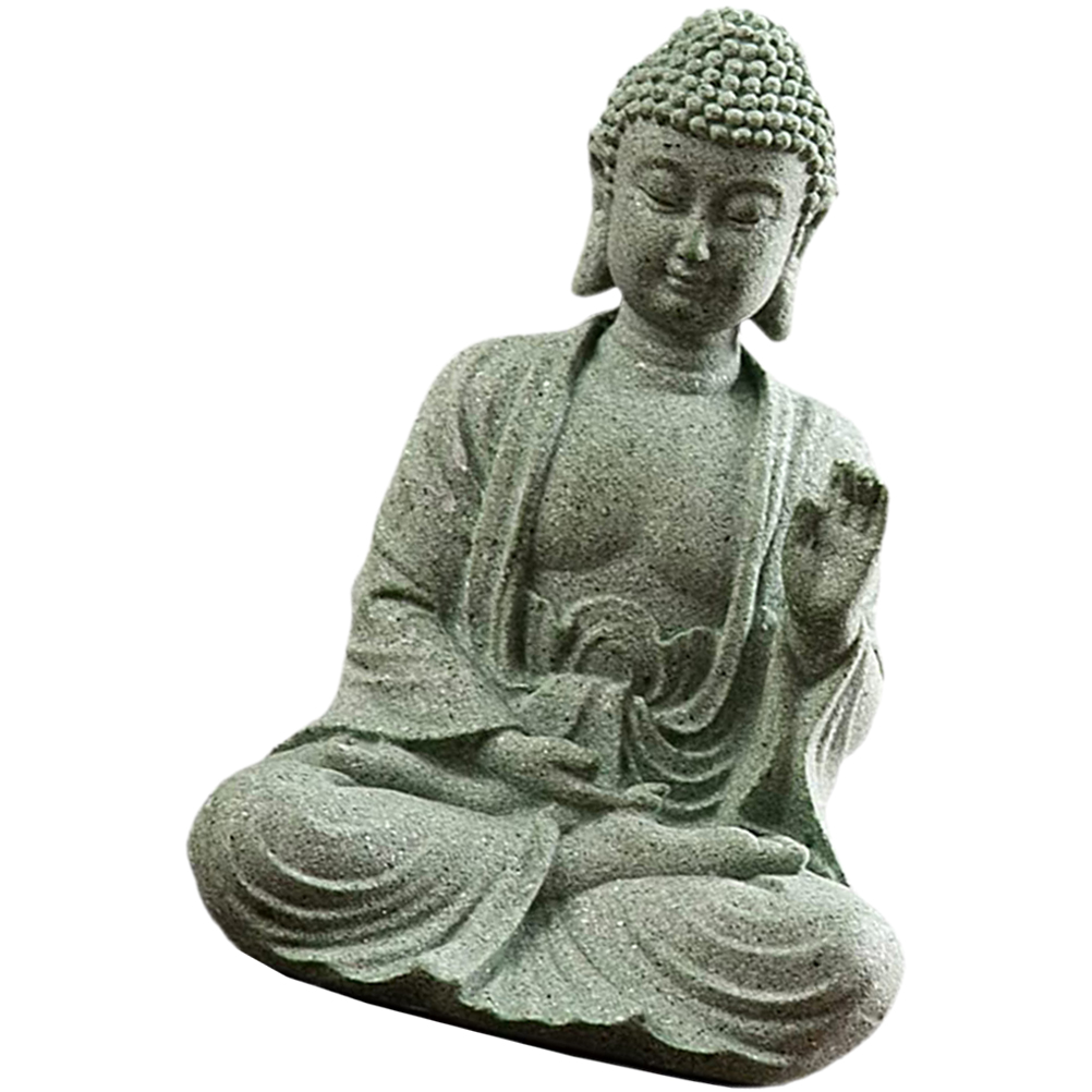 Home Decor Aquarium Buddha Sculpture Fish Tank Buddha Ornament Fish ...