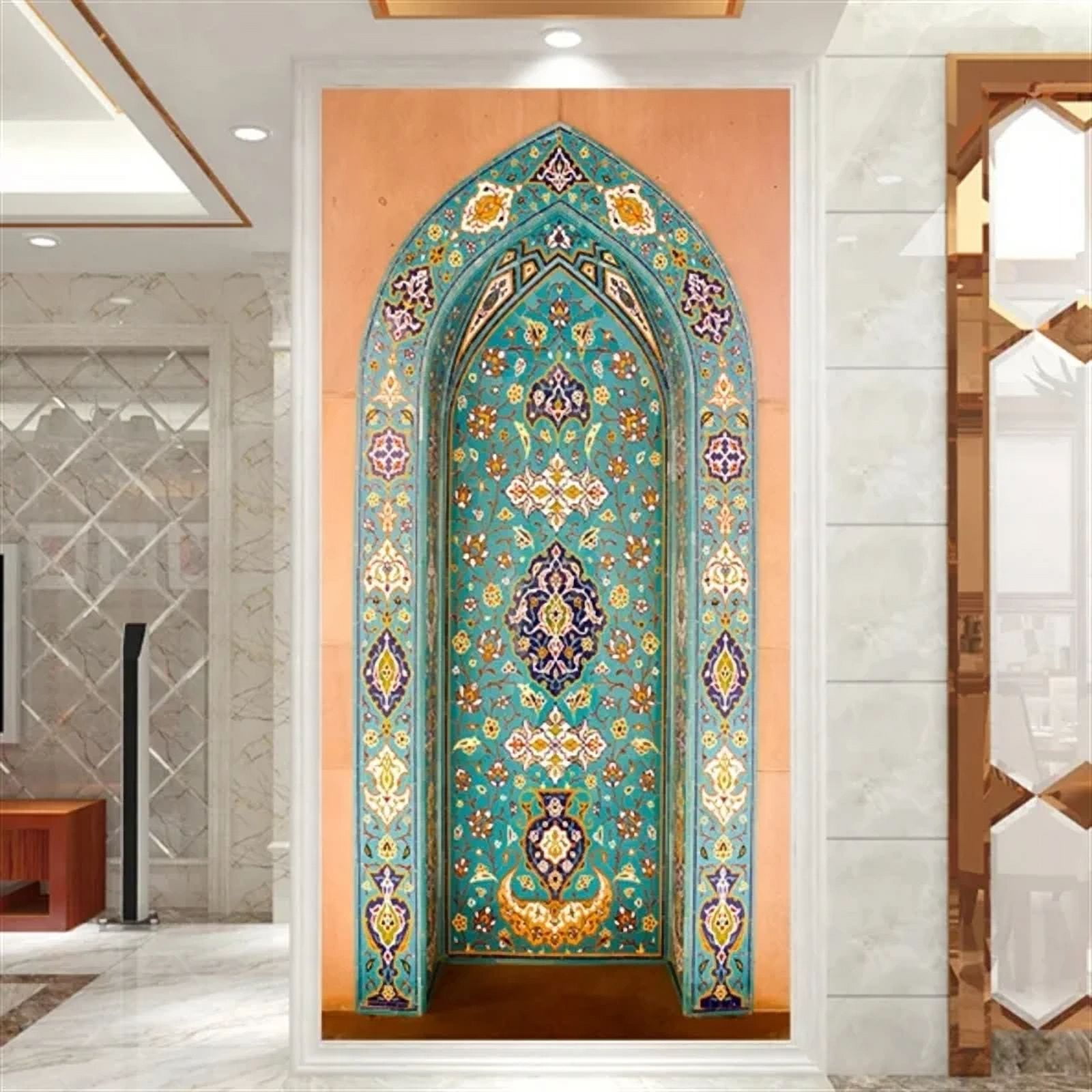 Home Decor Art Mural Living Room Muslim Great Mosque of Mecca Wallpaper ...