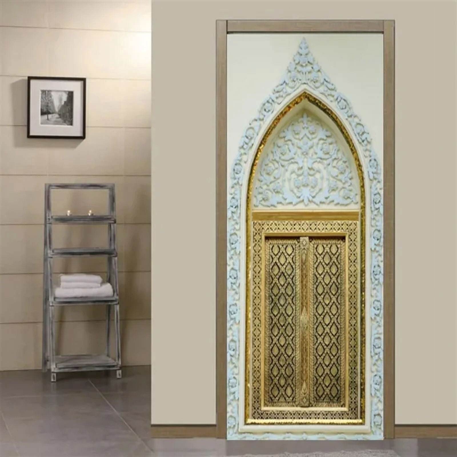 Home Decor Art Mural Living Room Muslim Great Mosque of Mecca Wallpaper ...