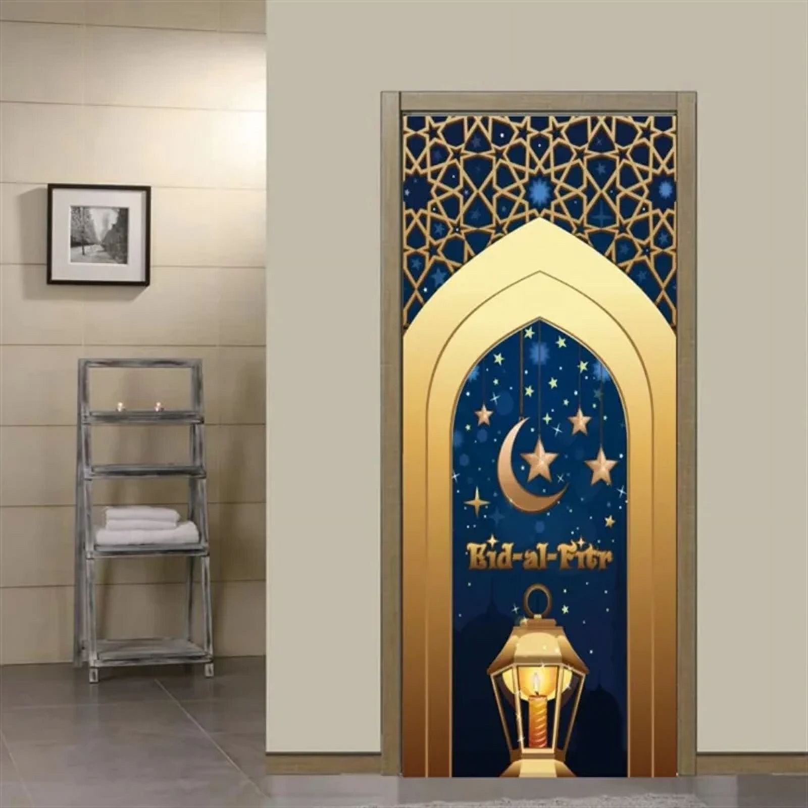 Home Decor Art Mural Living Room Muslim Great Mosque of Mecca Wallpaper ...