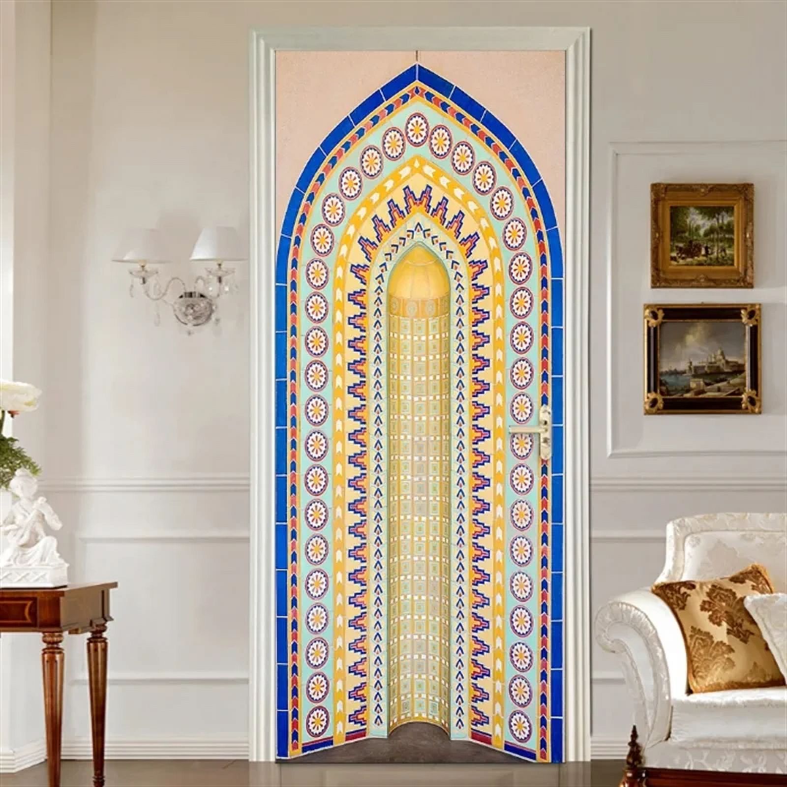 Home Decor Art Mural Living Room Muslim Great Mosque of Mecca Wallpaper ...