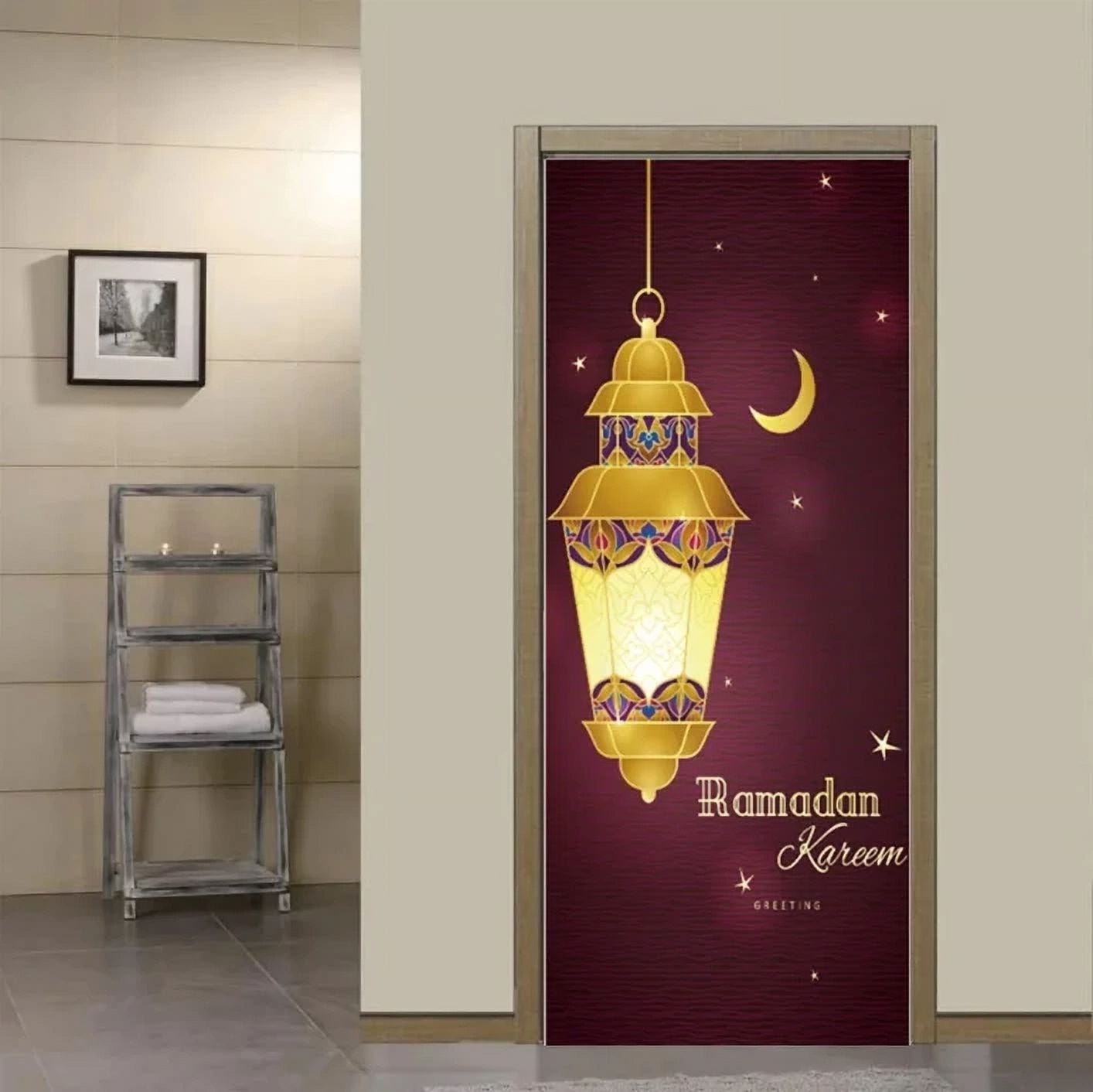 Home Decor Art Mural Living Room Muslim Great Mosque of Mecca Wallpaper ...