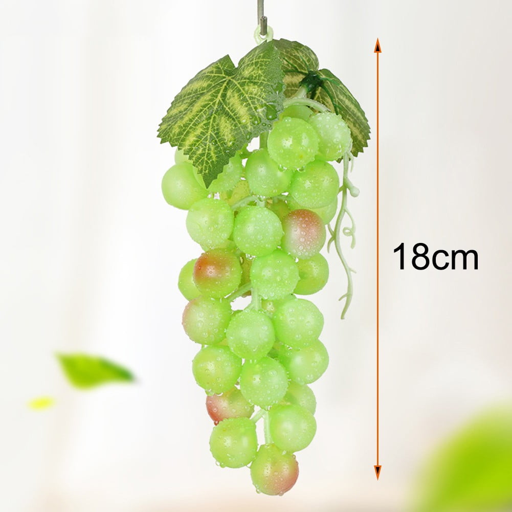 Home Decor Artificial Fruit Grape Food Lifelike Fake Fruits Plant Home ...