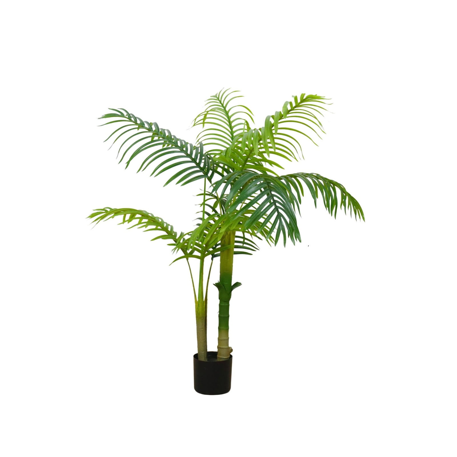 Home Decor Artificial Palm Tree, Green Large Tropical Palm Faux Plant ...