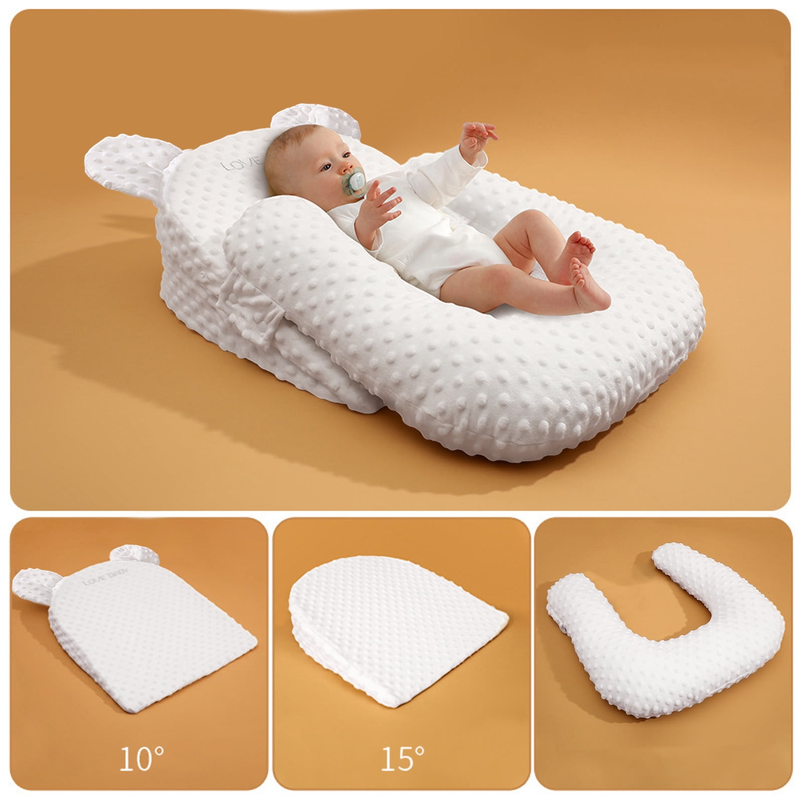 Home Decor Baby Wedge Chair Cradle Wedge Pillow Reflux Baby Bed Sleeper ...