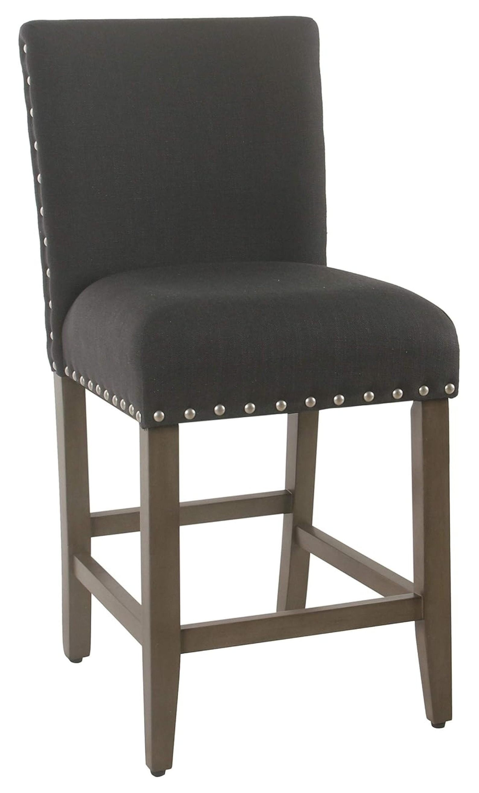 Home Decor | Backless Nailhead Trim Counter Height Bar Stools | 24 Inch ...