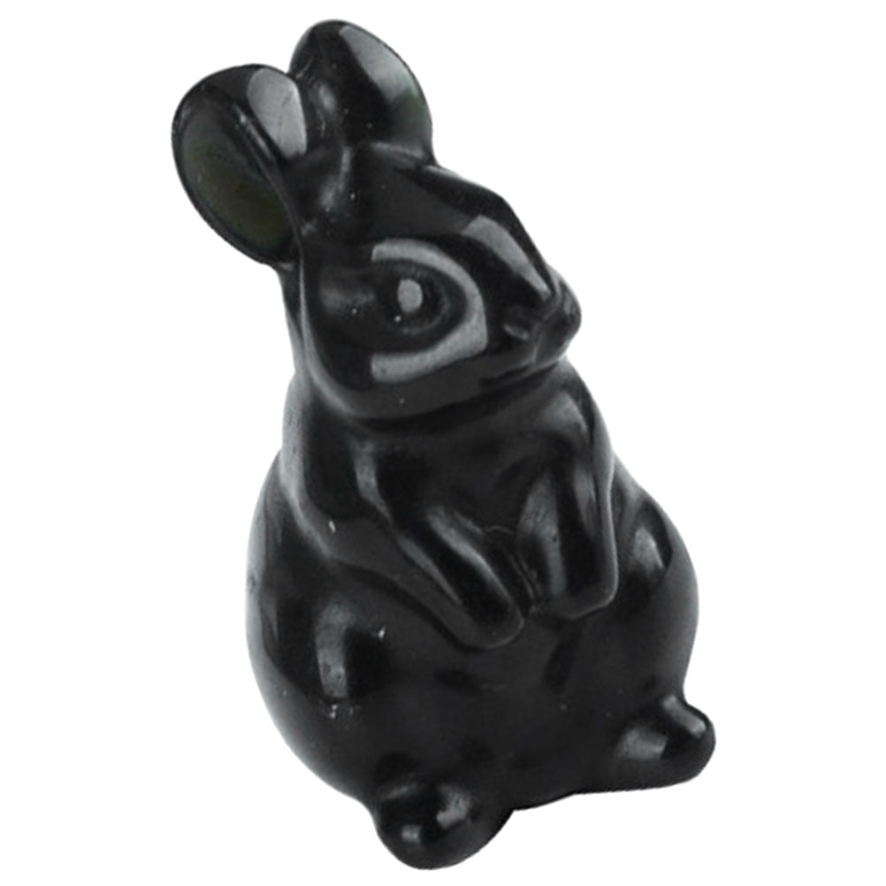 Home Decor Bunny Ornaments Desk Decor Crystal Rabbit Decoration Rabbit ...