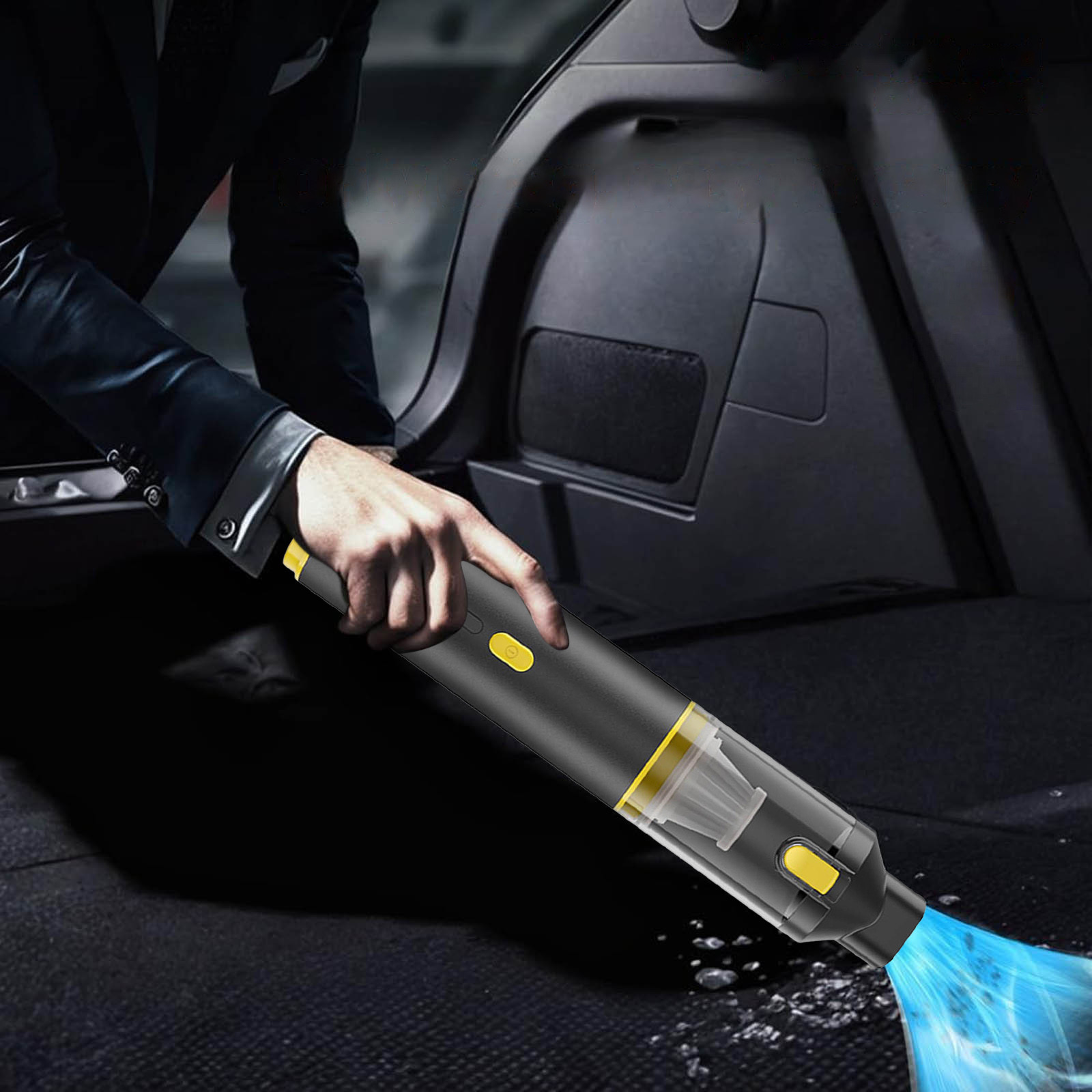 Home Decor Car Vacuum Portable Cordless, 19000Pa 2 in 1 Cleaner&Air ...