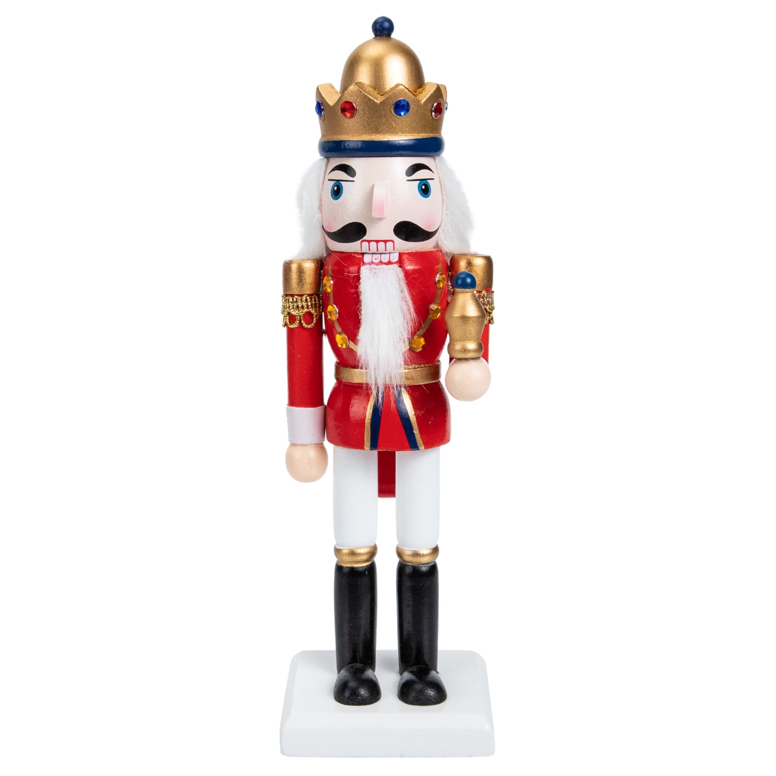 CIMAXIC Nutcracker Statue Living Room Decor Red Plastic 1Pack - Walmart.com