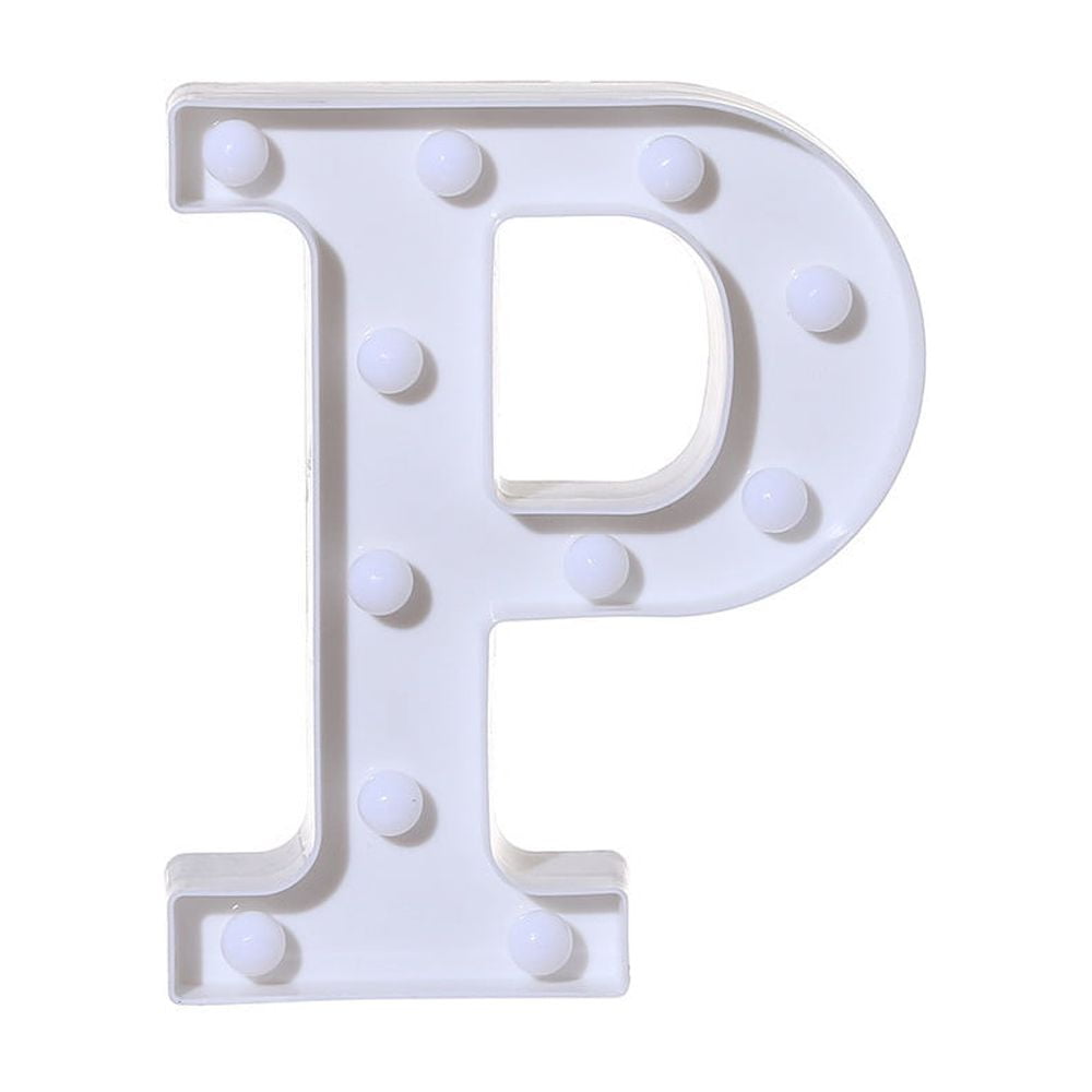 Tahtuvzn School Home Decor Alphabet LED Letter Lights Light up White ...