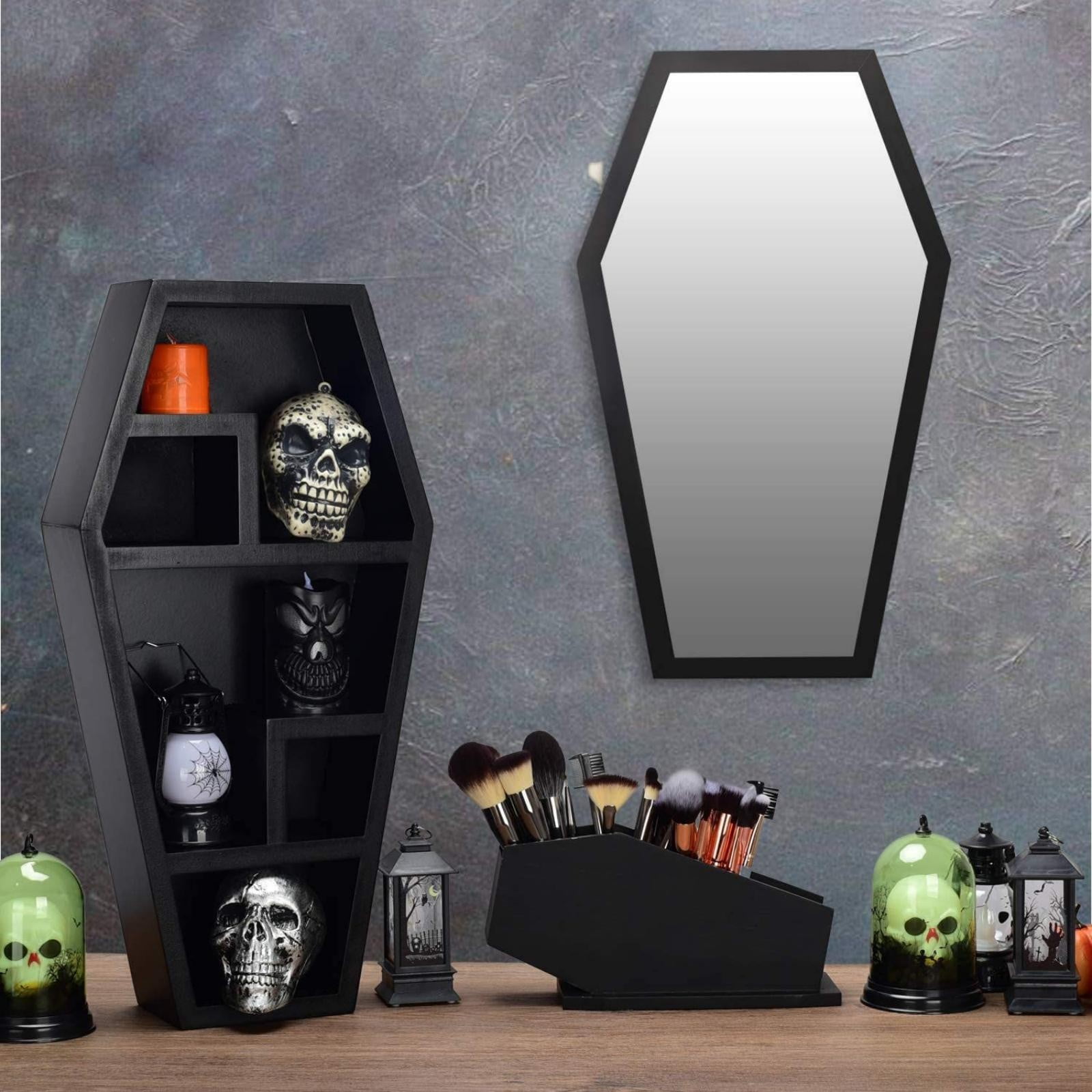 Home Decor Coffin Shelf Eerie Desktop Storage Rack For Organizing ...