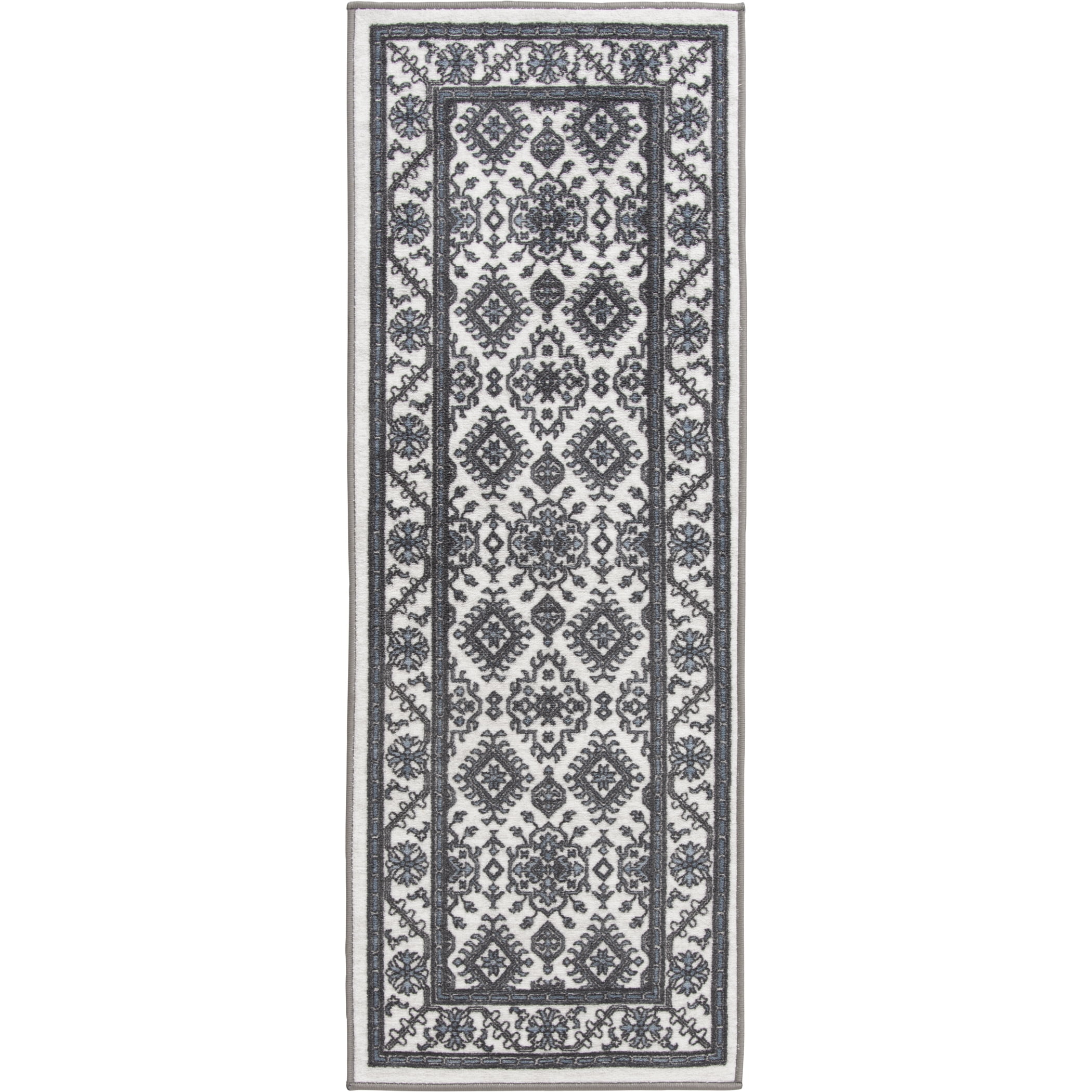 Mainstays Blue Persian Outdoor Runner Rug - 22 x 61 Mat - Walmart.com
