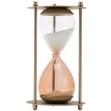 Gold Metal and Glass Tabletop Hour Glass for Office Decor - Walmart ...
