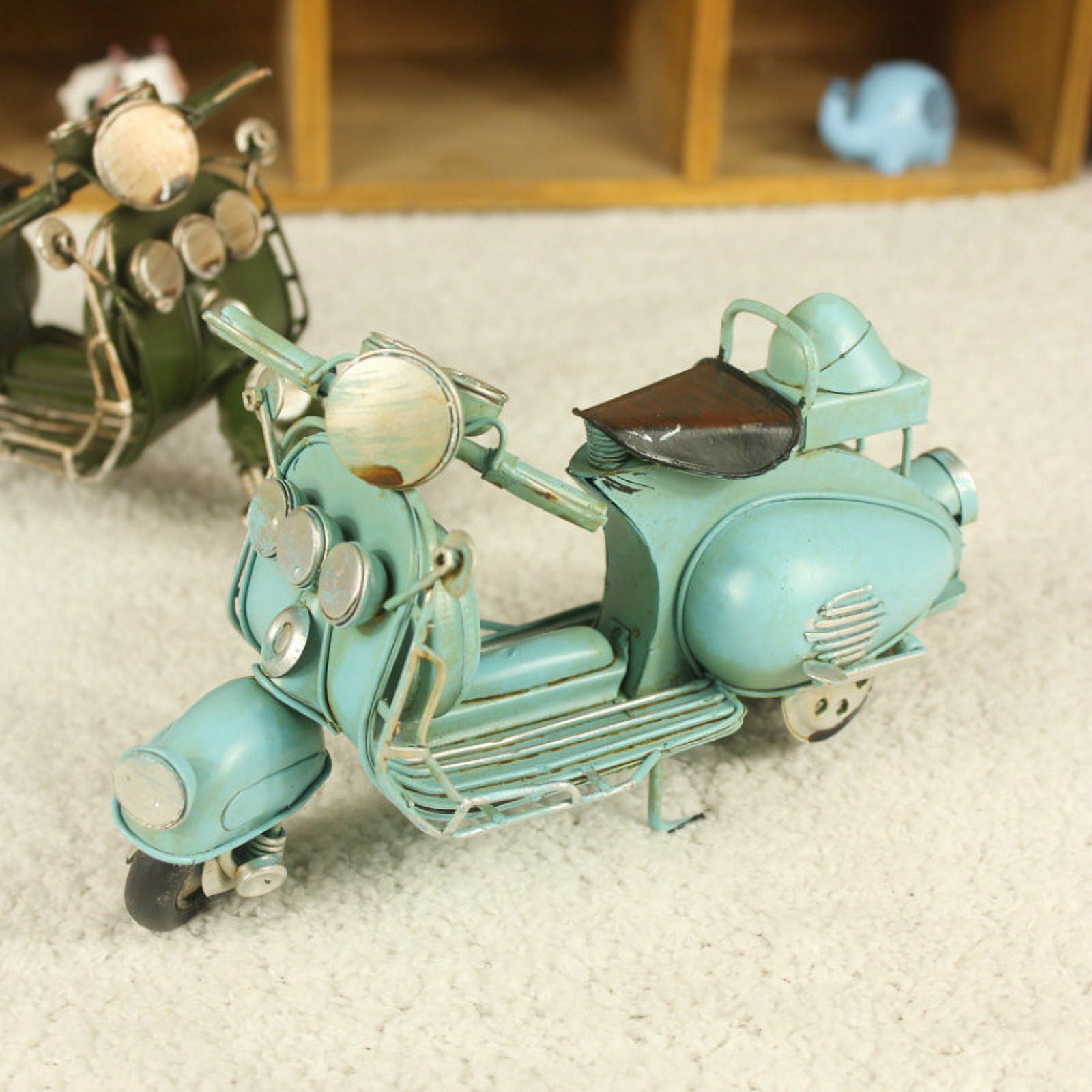 Home Decor Decoration Crafts Figurines Iron Metal Craft Vintage Classic ...