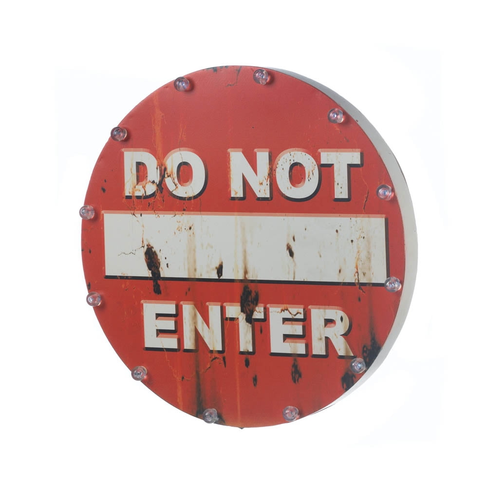 Zingz and Thingz Do Not Enter Light Up Sign - Walmart.com