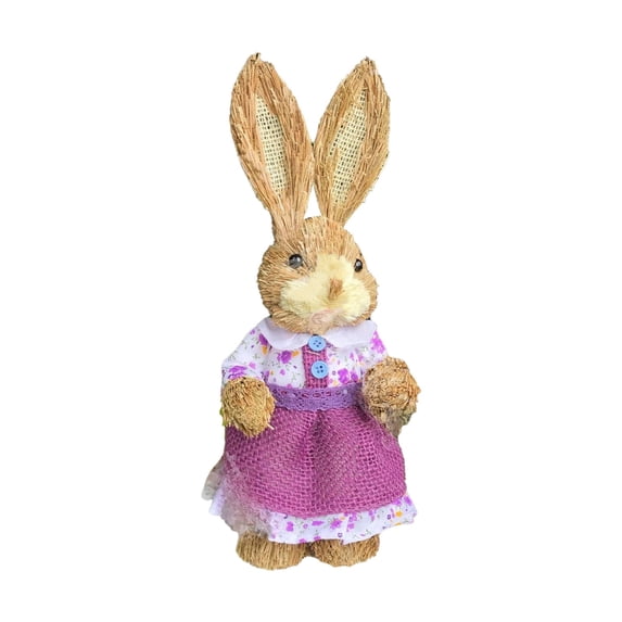 Home Decor Easter Decorations Bunny Figurines Whimsical Rabbit Statues ...