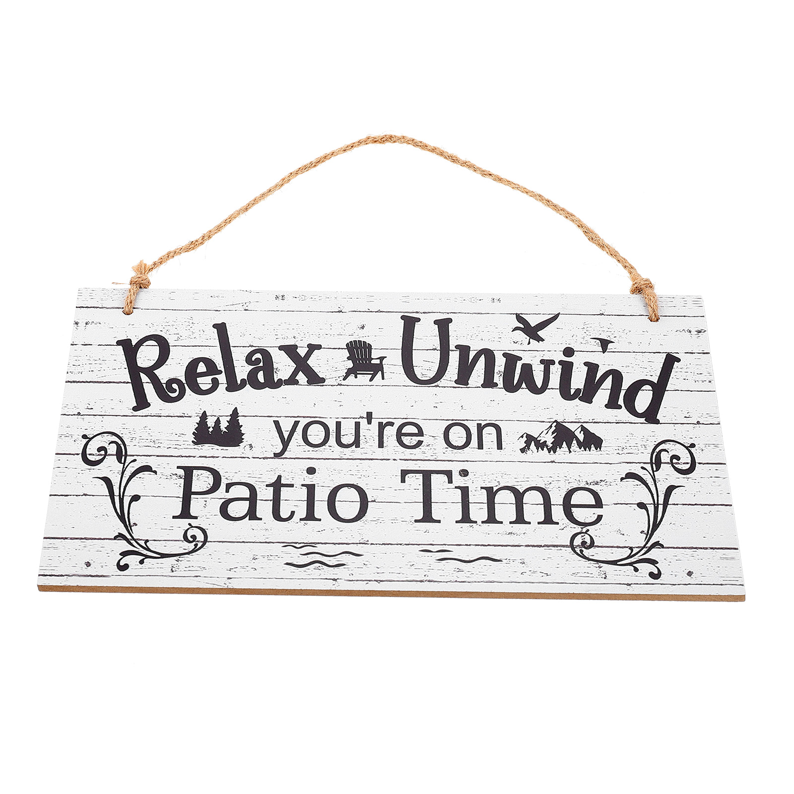 Home Decor Emblems Front Door Sign Rustic Eye-catching Hanging Wooden ...