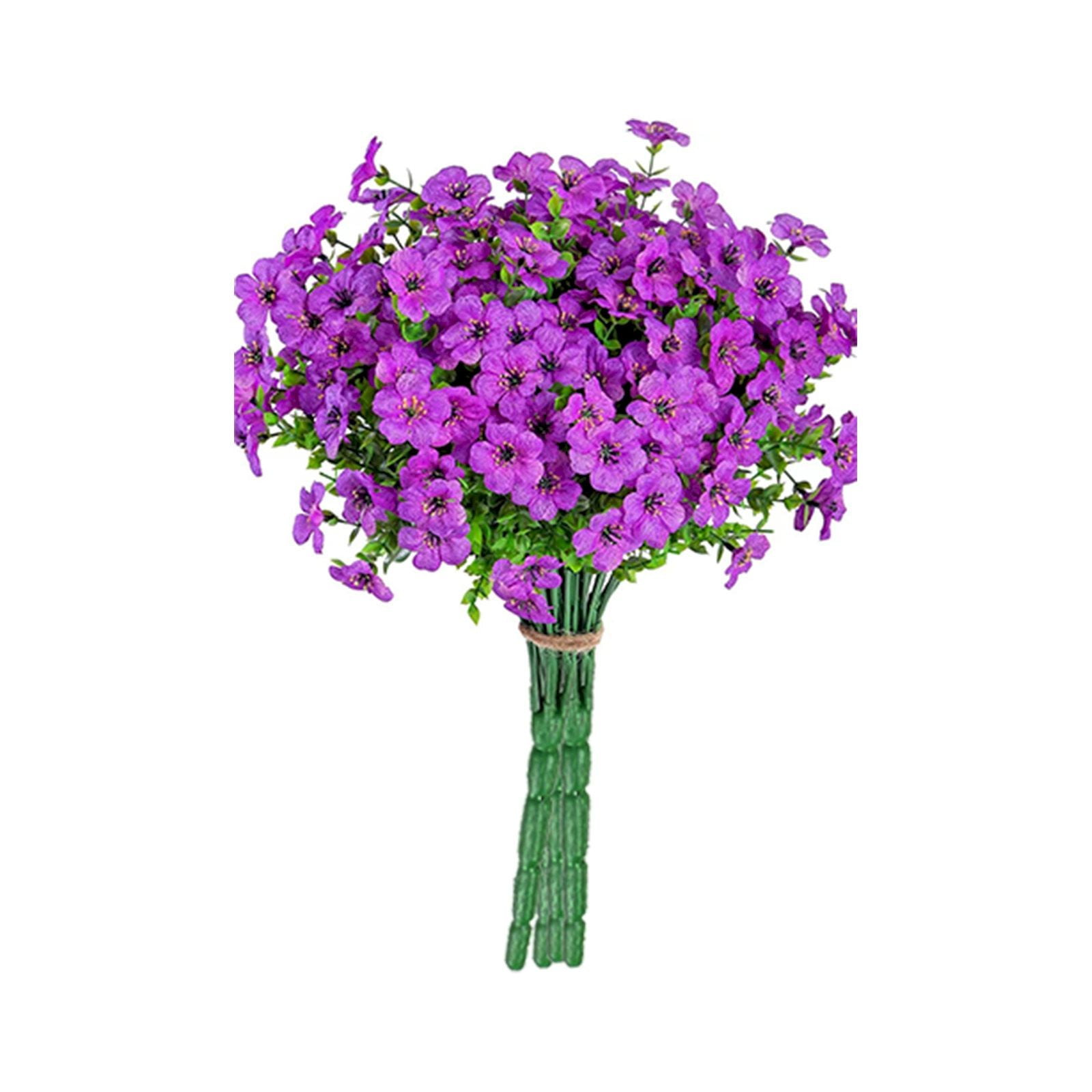 Home Decor Essentials！ Eguiwyn Artificial Flower Purple Submarinen ...