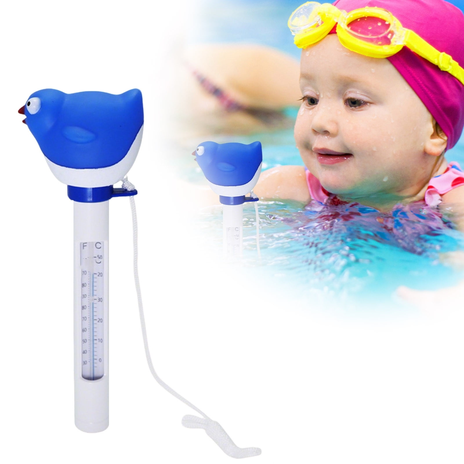 Home Decor Floating Pool With Interesting Water Temperature Strip ...