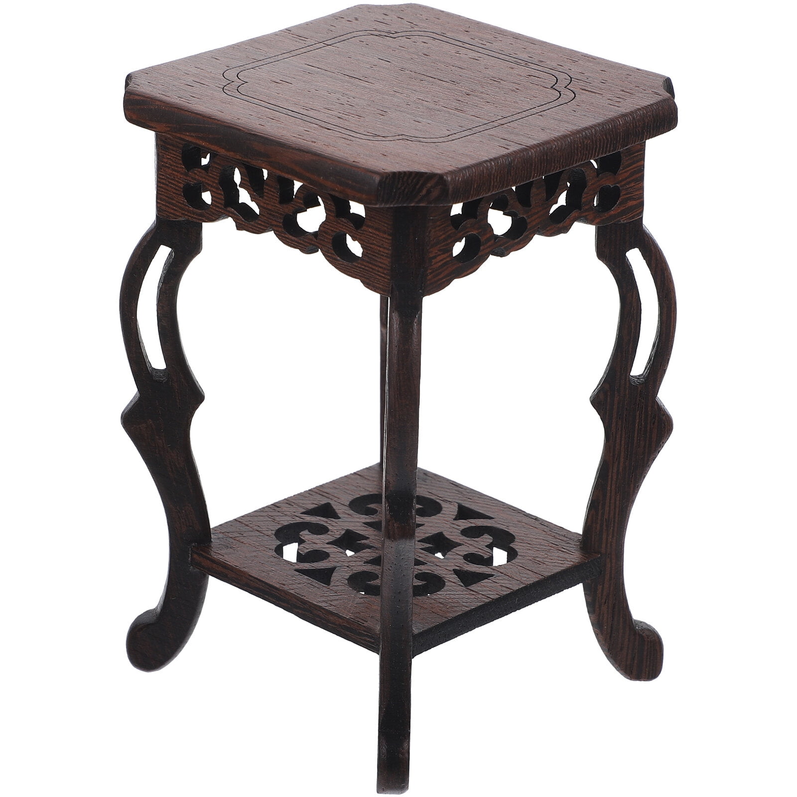 Home Decor Flower Pot Base Wooden Plant Stand Holder Flower Pot Rack ...