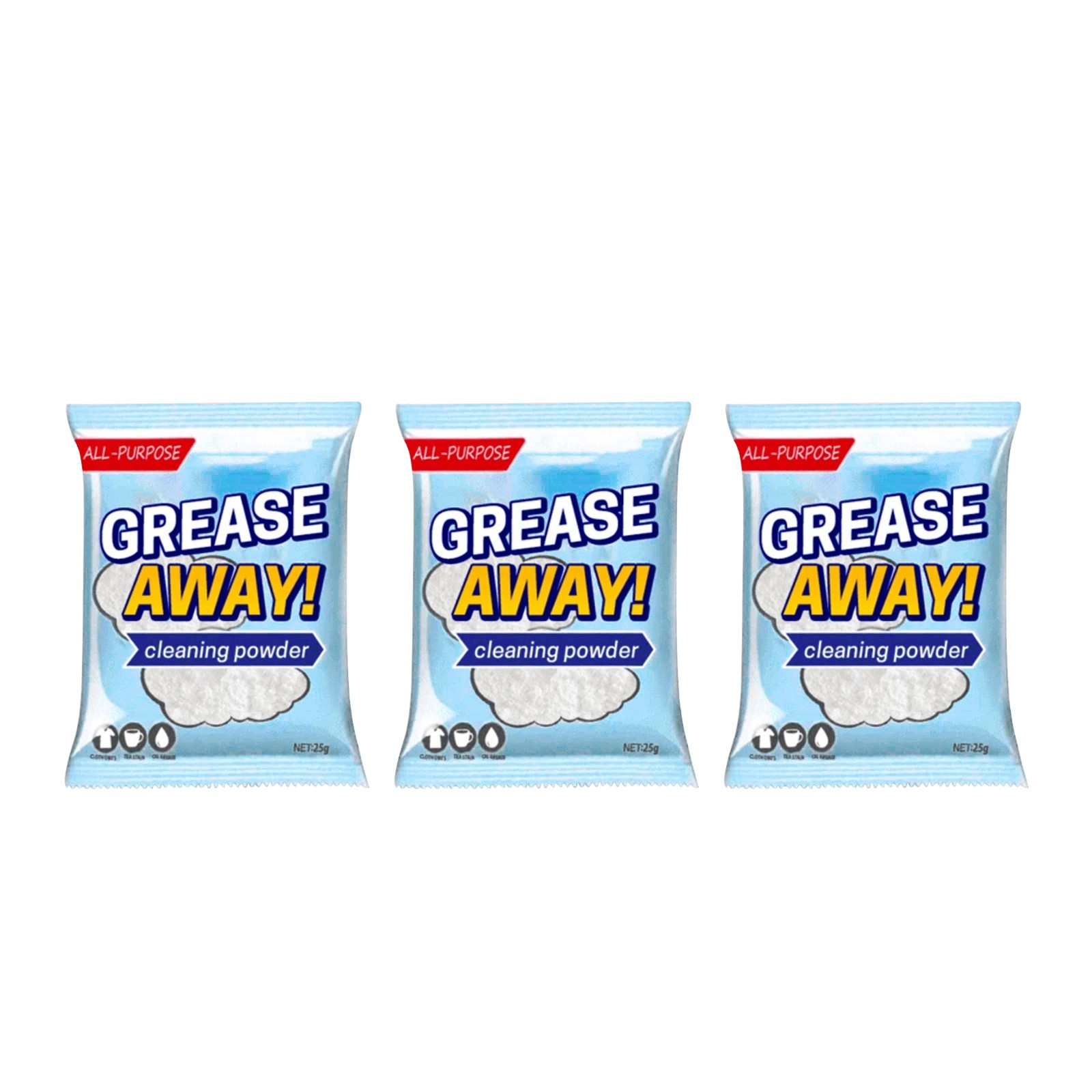 Home Decor Greaseaway Powder Cleaner All Purpose Cleaning Powder Multi ...