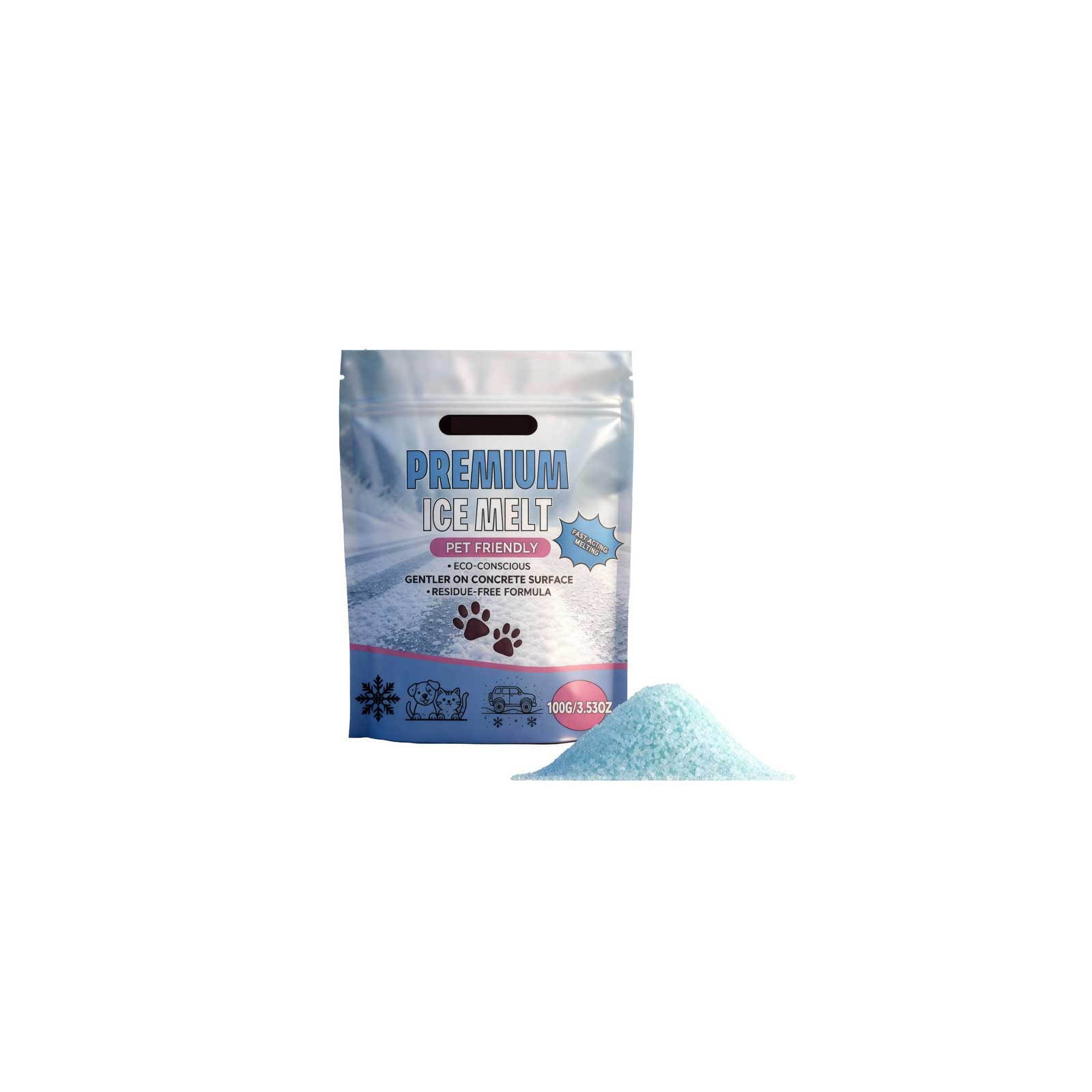 Home Decor Ice Melting Agent Granular Ice Melt for Sidewalks Thawing ...