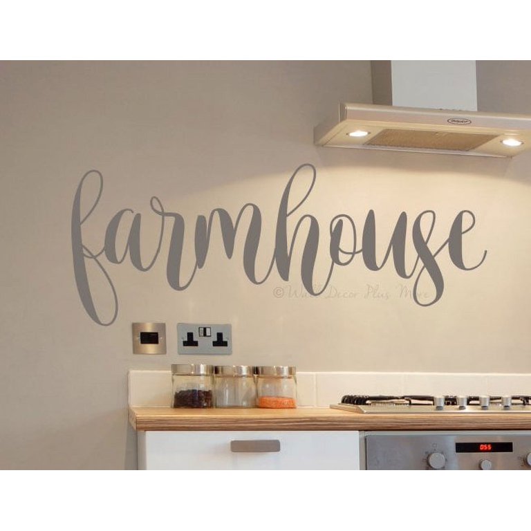 Farmhouse Decal Letter