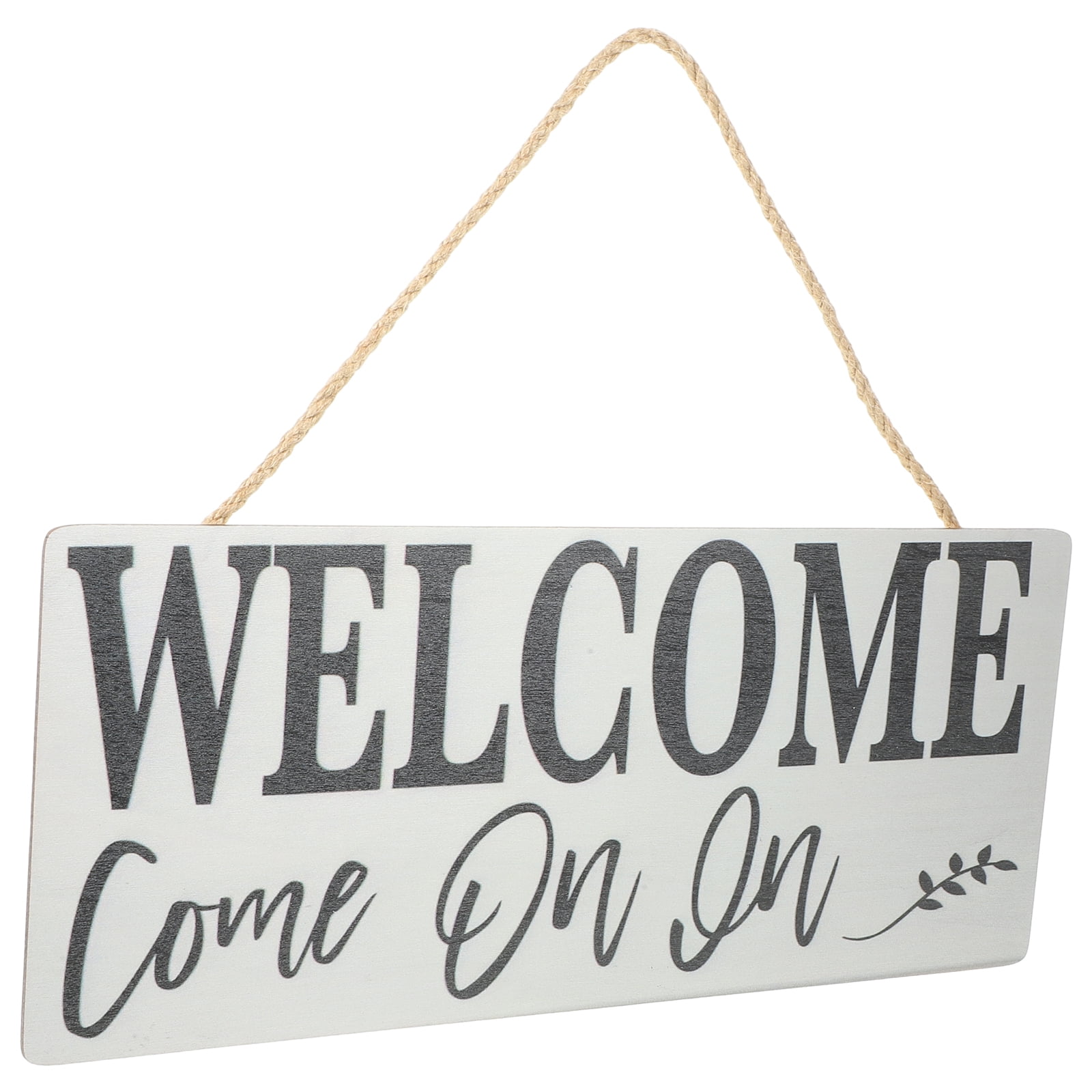 Home Decor Motivational Doorplate Square Sign Wooden Front Hanging ...