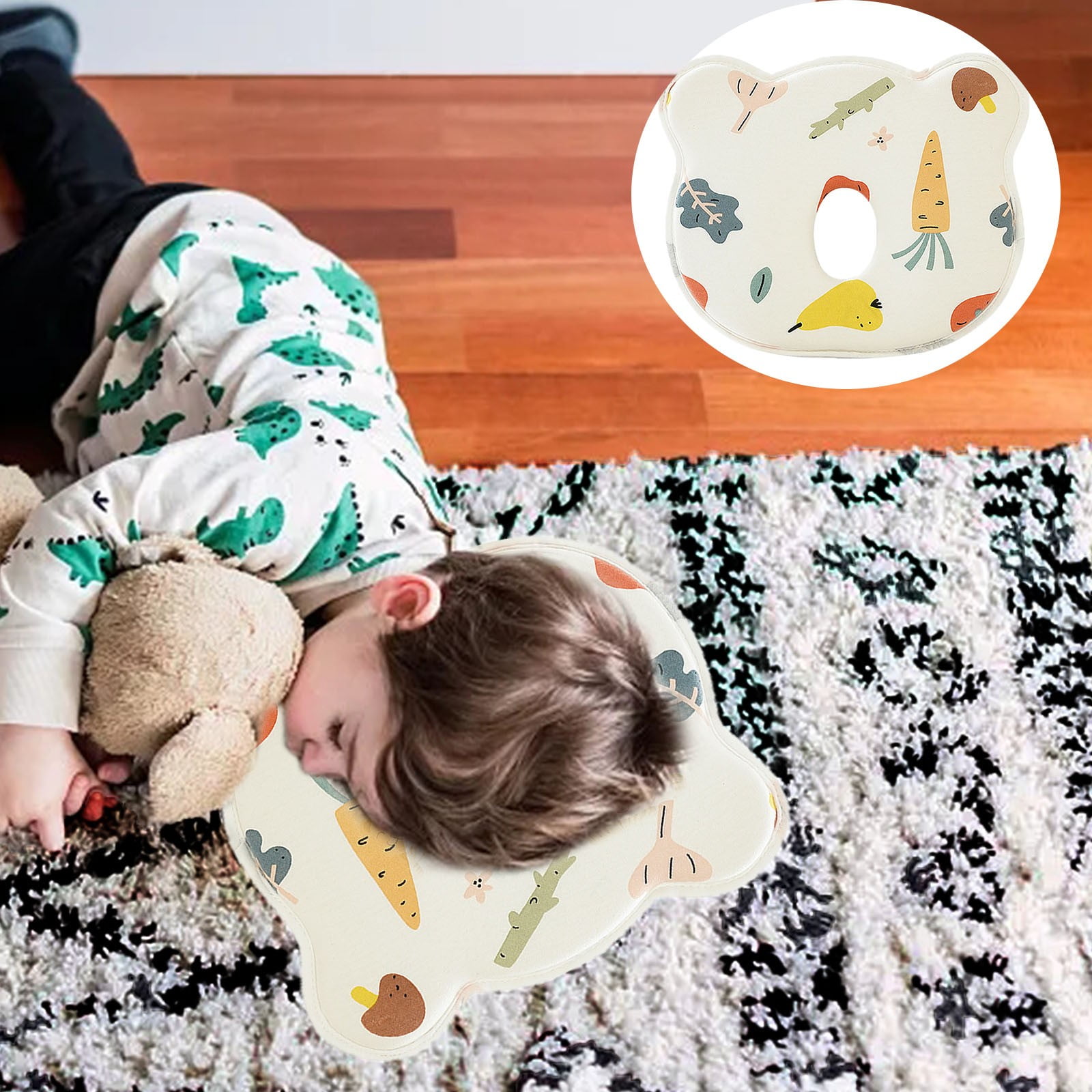 Home Decor New Upgrade Soft And Cozy Child Pillow Notched Centre Design ...
