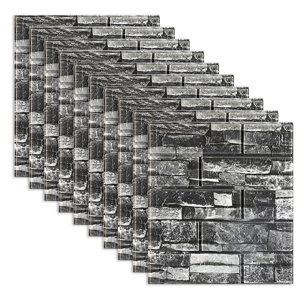 Home Decor Peel-And-Stick 3D Brick Wall Stickers - Waterproof ...