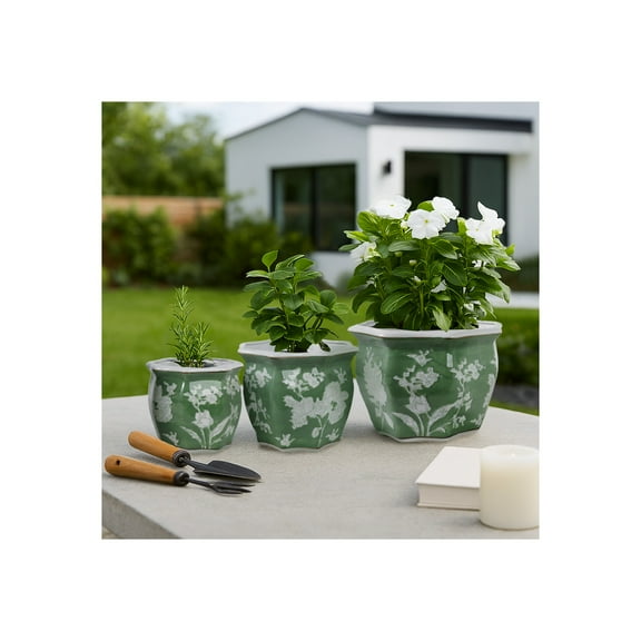 Hohaski Valentines Decor Colourful Mini Plastic Flower Pot Succulent ...