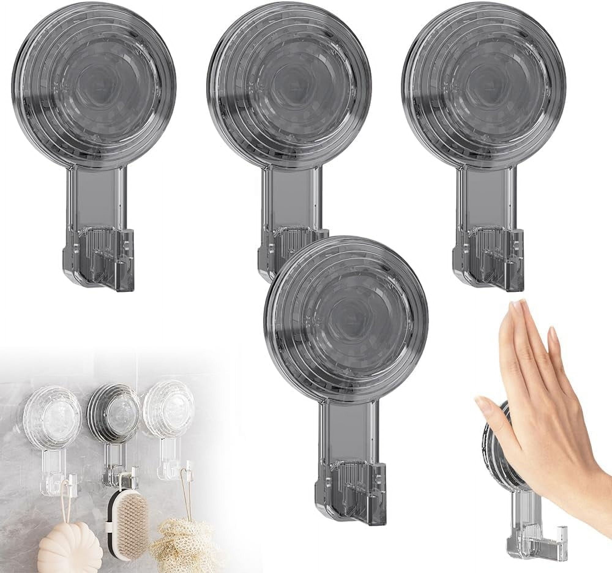 Home Decor Removable Vacuum Suction Cup Hooks, 2025 Upgraded Heavy Duty ...