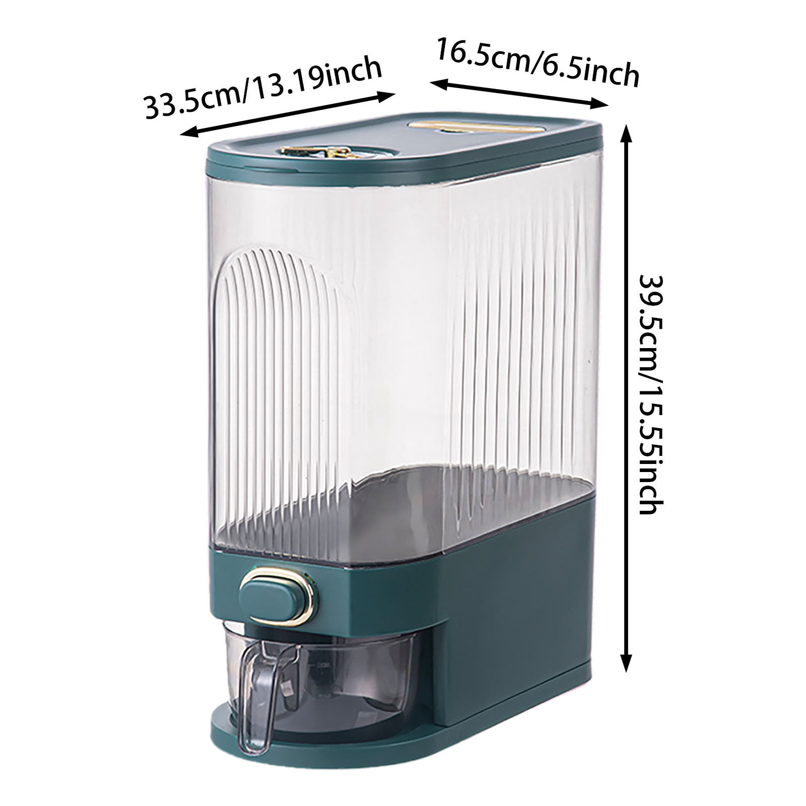 Home Decor Rice Dispenser Cereal Containers Storage Sealed Proof Cereal ...