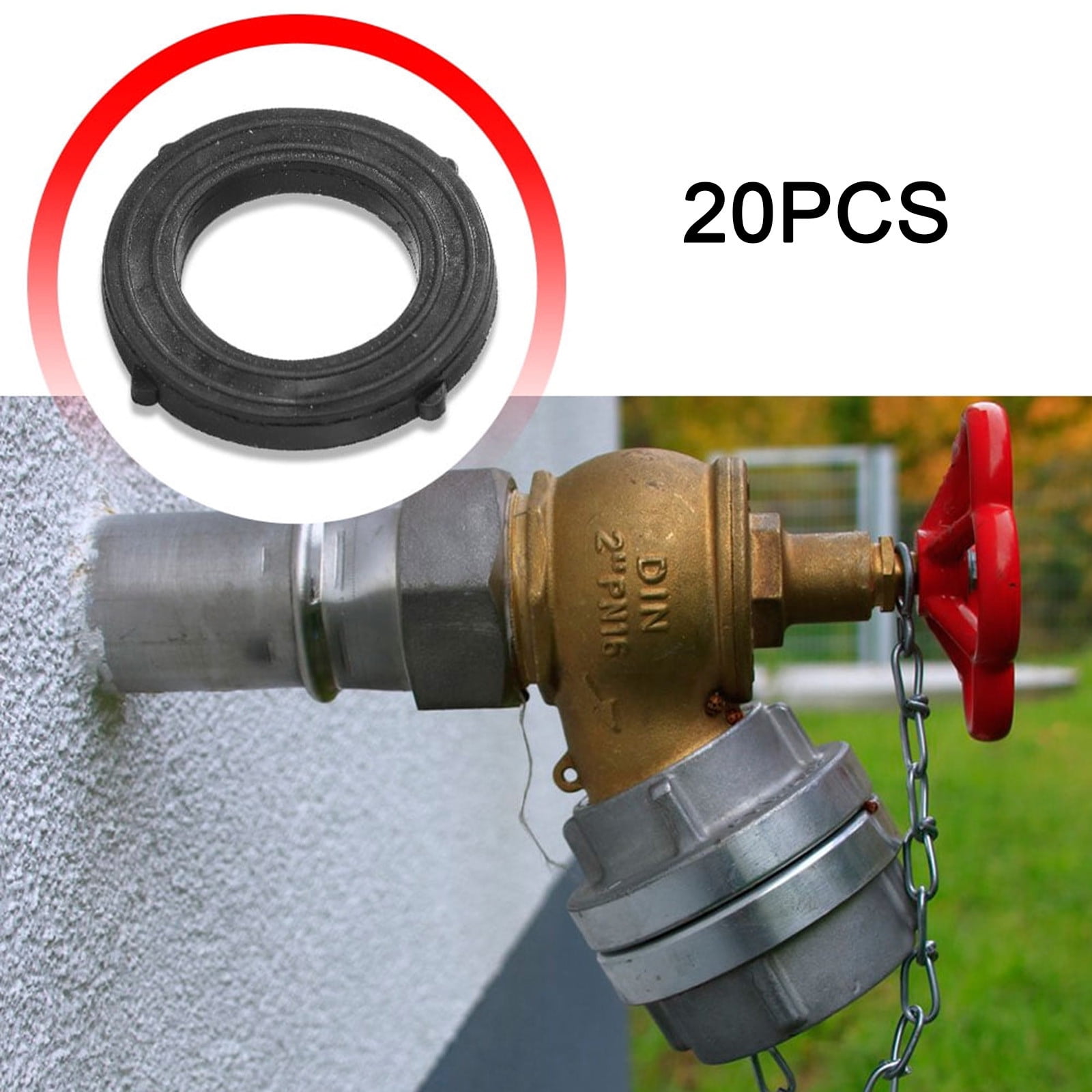 Home Decor Rubber Gasket 3/4 Inch Gasket 20Pcs Garden Rubber Nipple ...